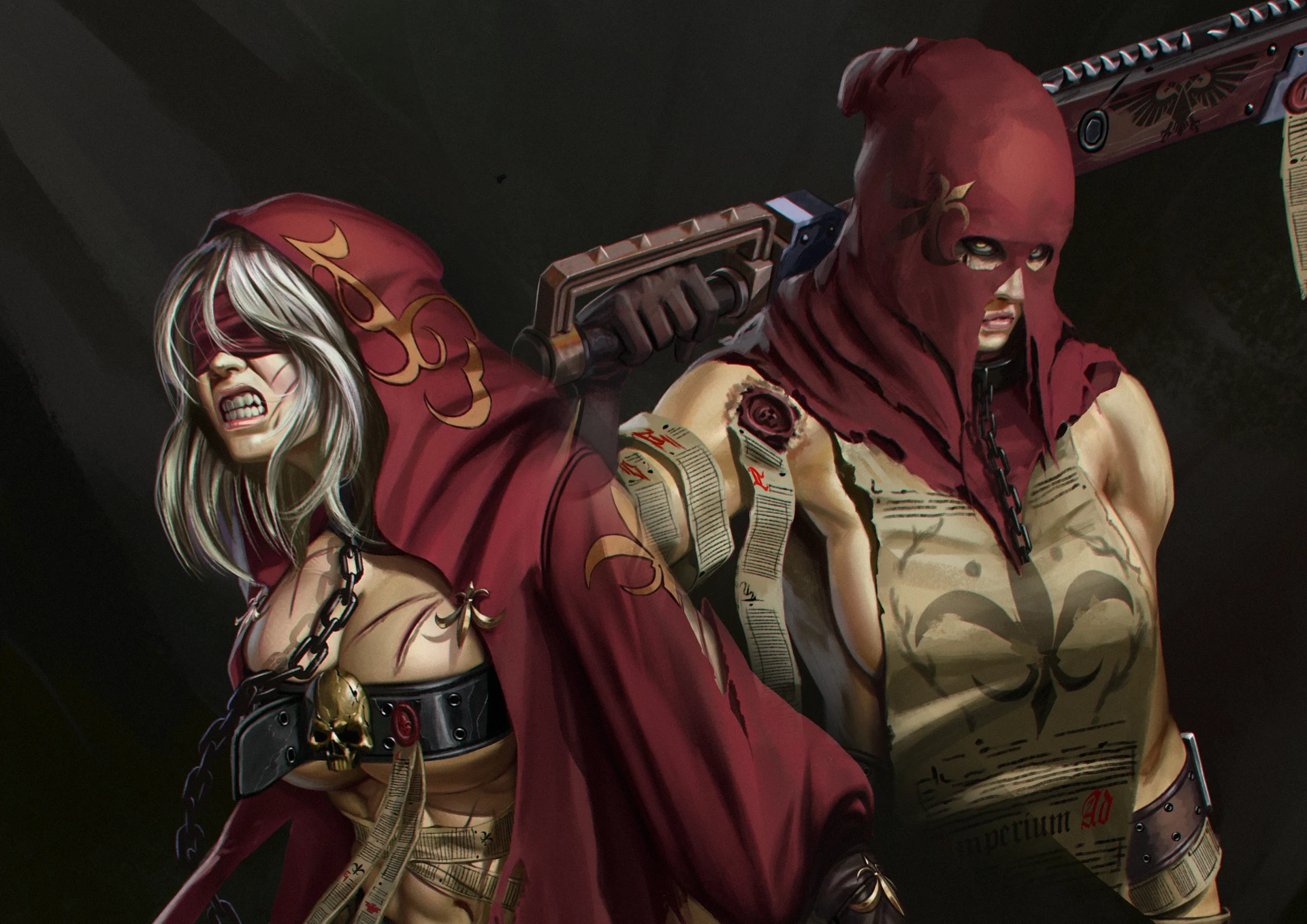 ArtStation - [Warhammer 40k] Repentia Sisters