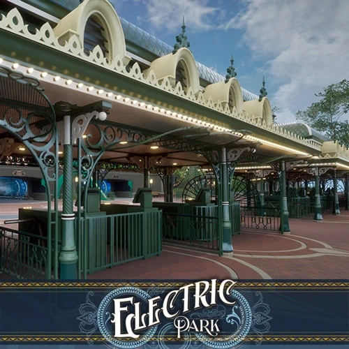 ArtStation - Electric Park - Main Gate