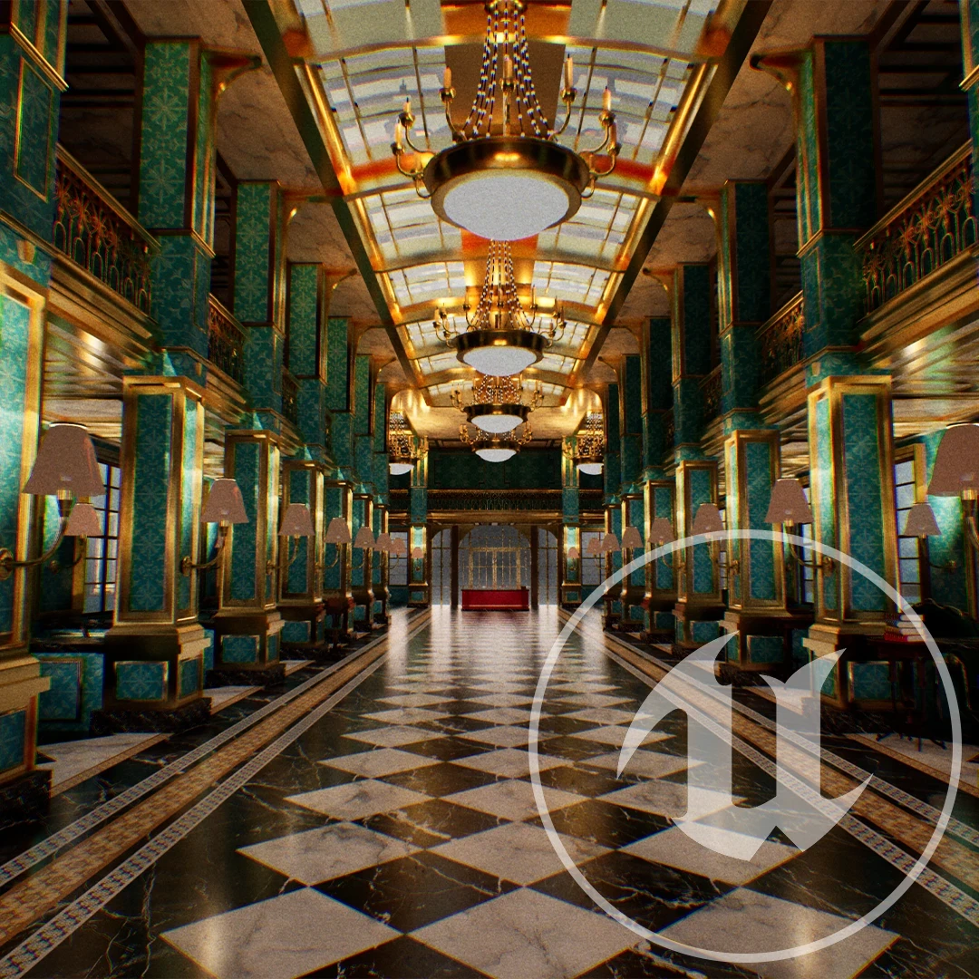 ArtStation - Regal Hotel Lobby