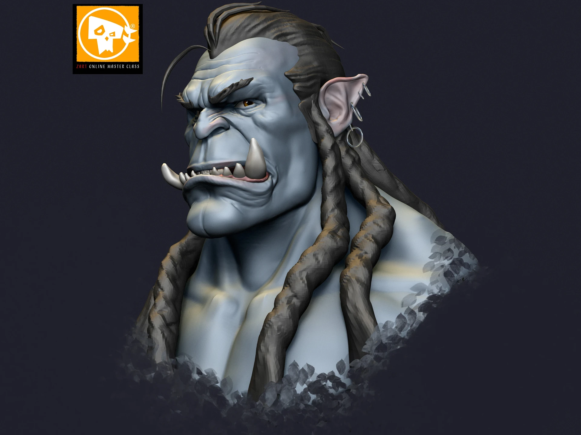 ArtStation - Blue Orc