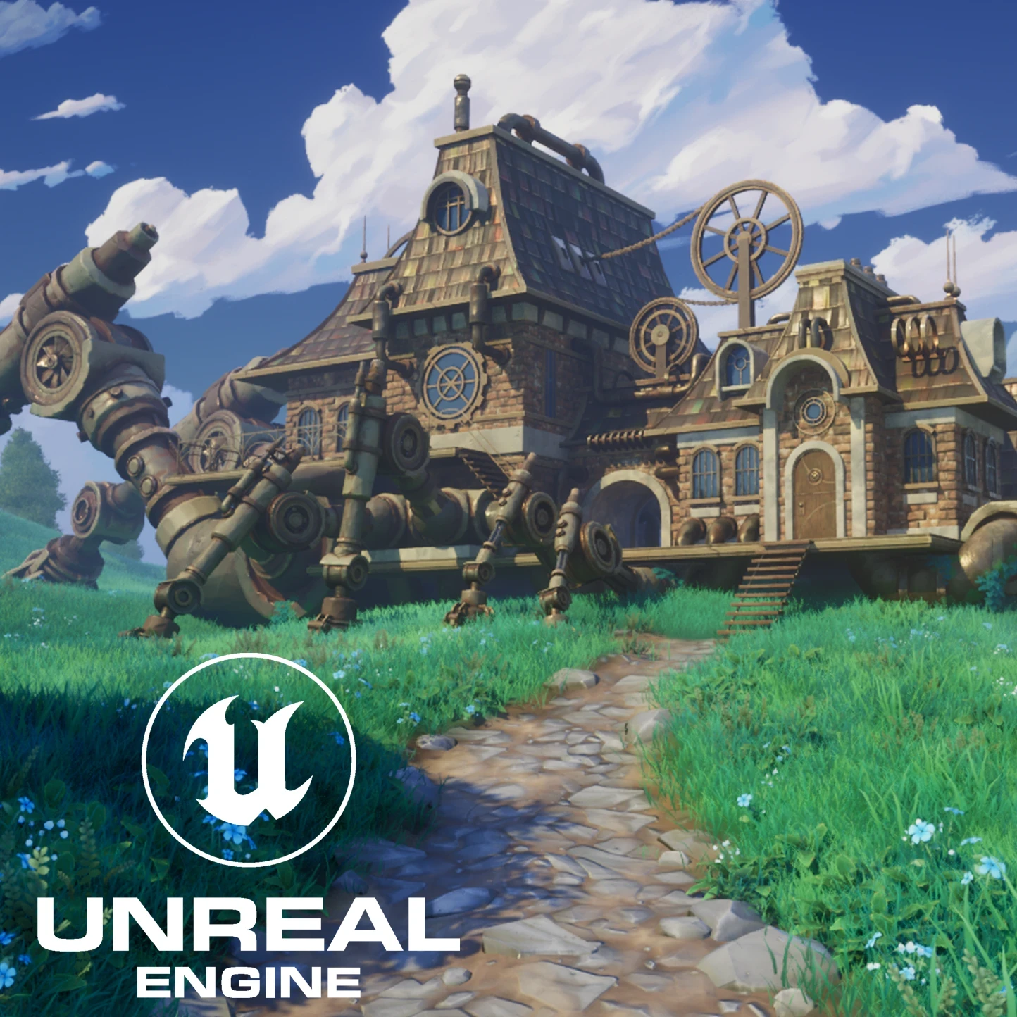 ArtStation - Stylized Mansion - Unreal Engine 5