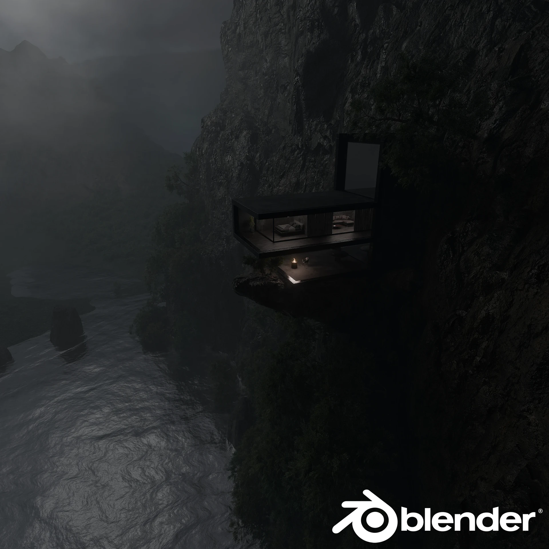 ArtStation - Cliff House