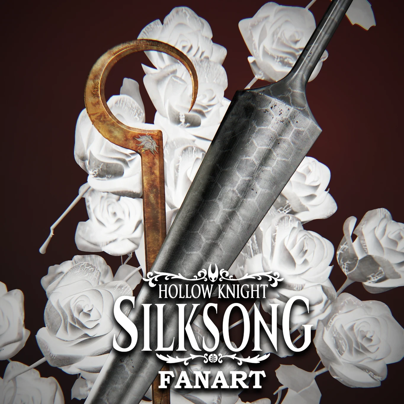 ArtStation - Hollow Knight Silk Song - Lace & Hornet Weapon Fanart