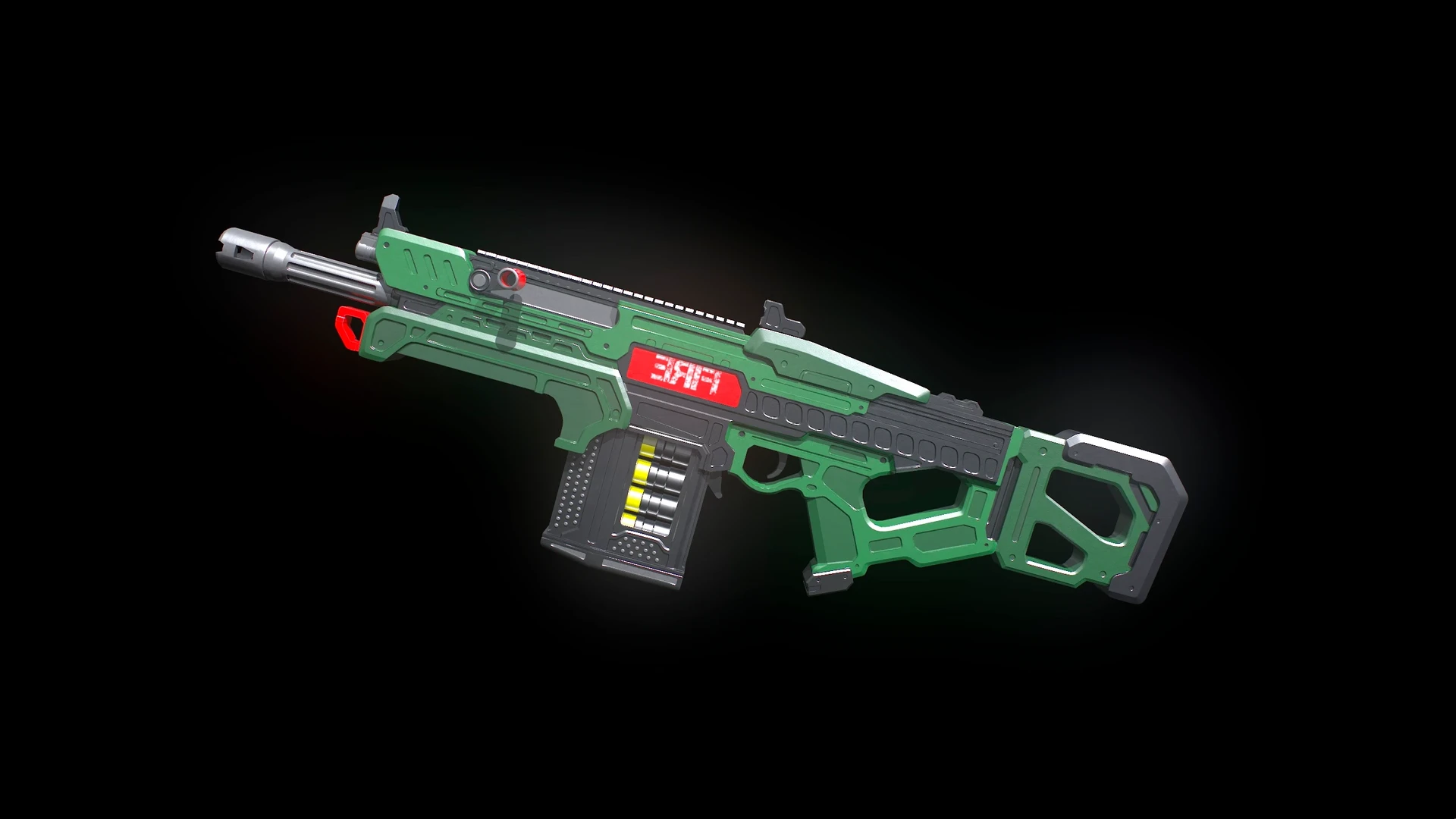 ArtStation - G6 Razorback - 20mm Grenade Launcher