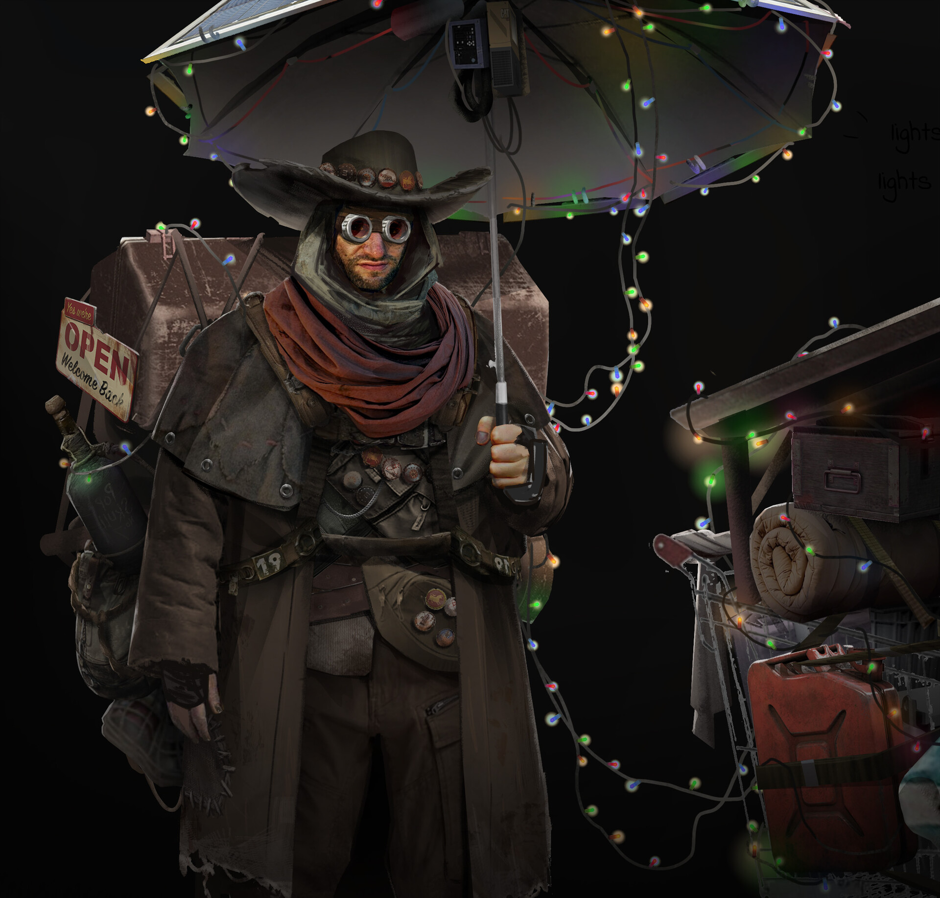 ArtStation - Apocalypse Merchant Exploration