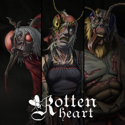 ArtStation - Rotten heart - The Rotten