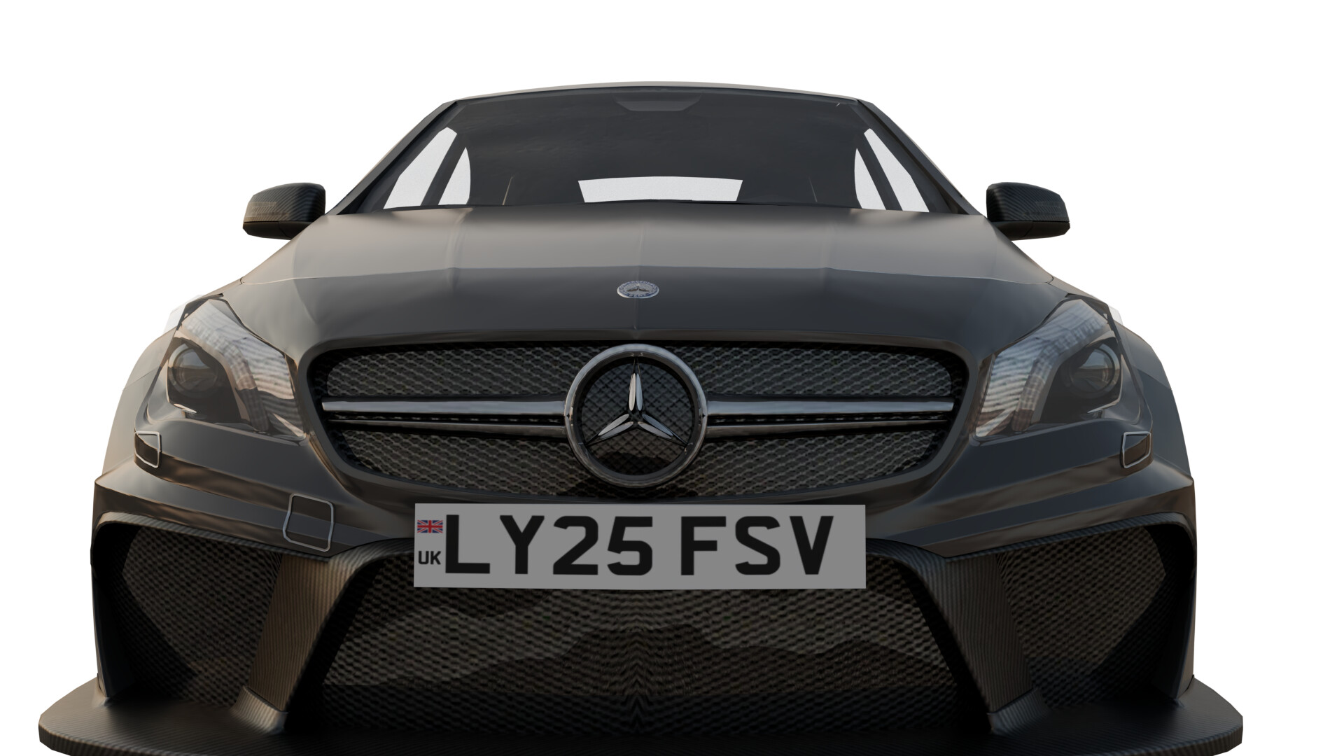 ArtStation - 3D Of The Custom Prototype Mercedes CLA 45S AMG