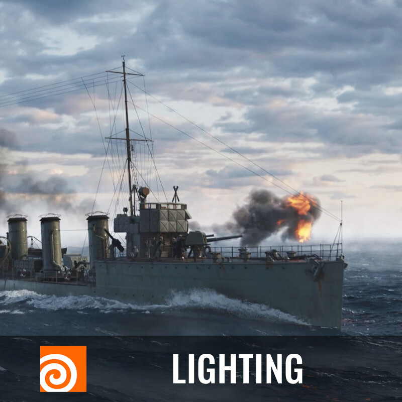 ArtStation - Naval Legends - The Fall of Destroyer Vittoria