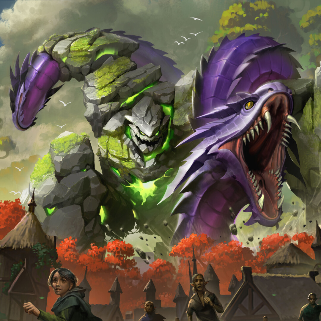 ArtStation - Rock Elemental