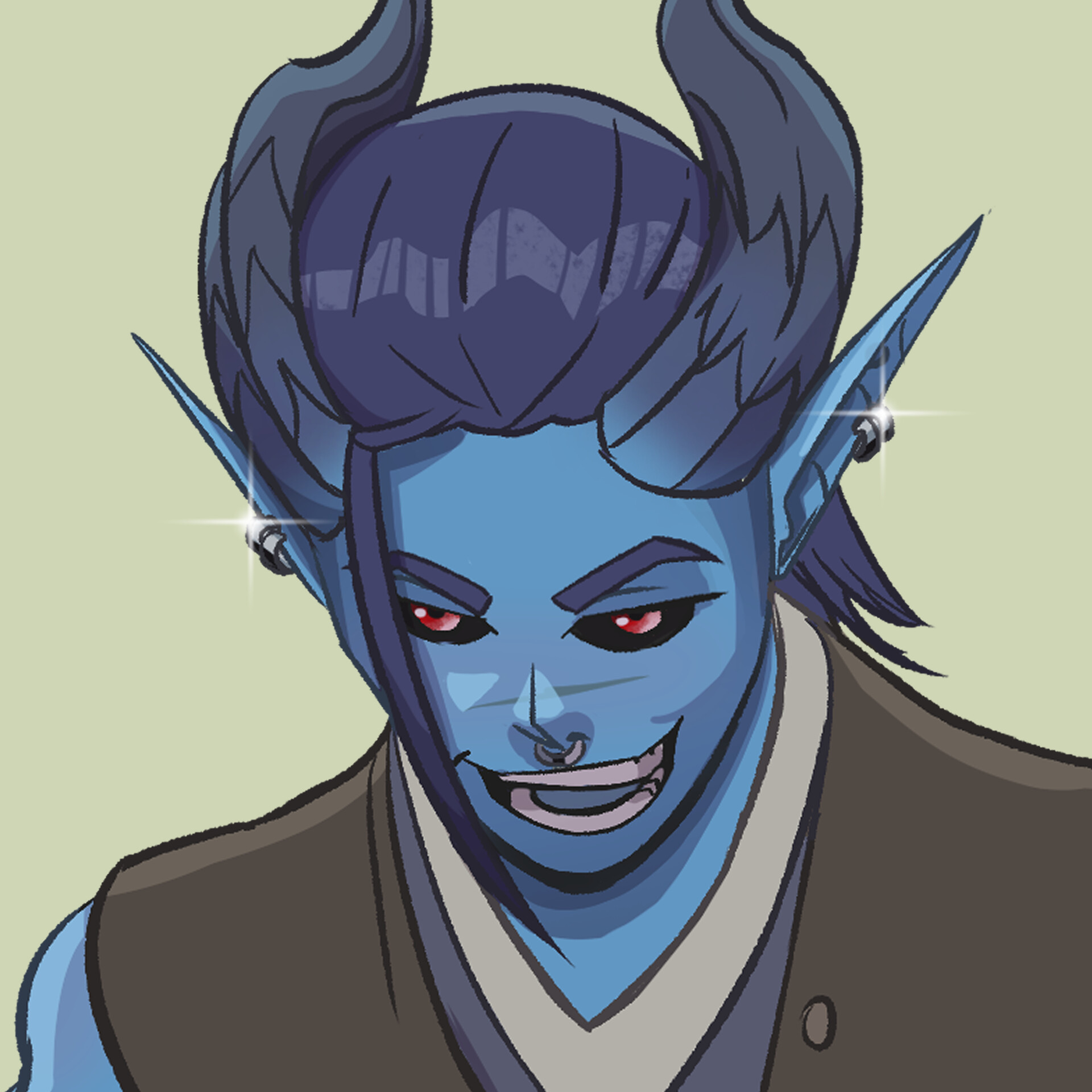 ArtStation - commission art of rogue one soulknife RPG DnD