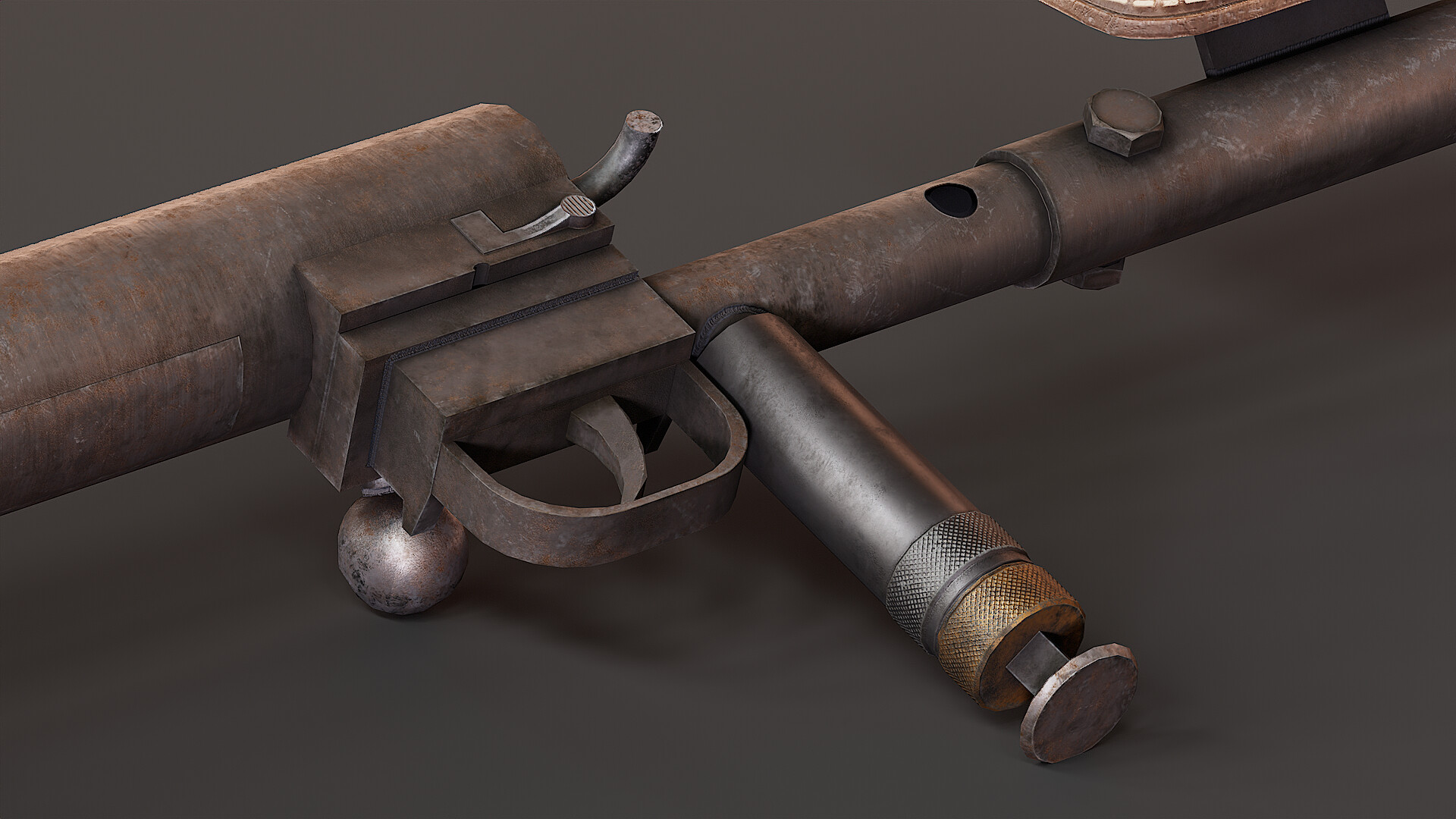 ArtStation - Captain Bill Brophy's Makeshift .50 BMG Sniper Rifle