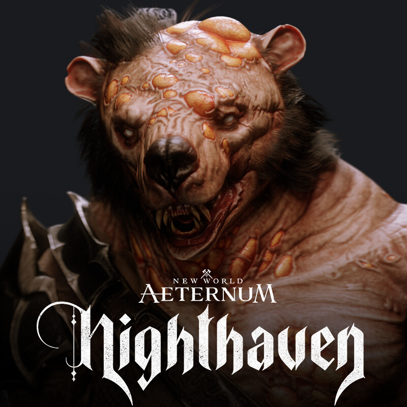 ArtStation - New World: Aeternum - Rabid Werebear