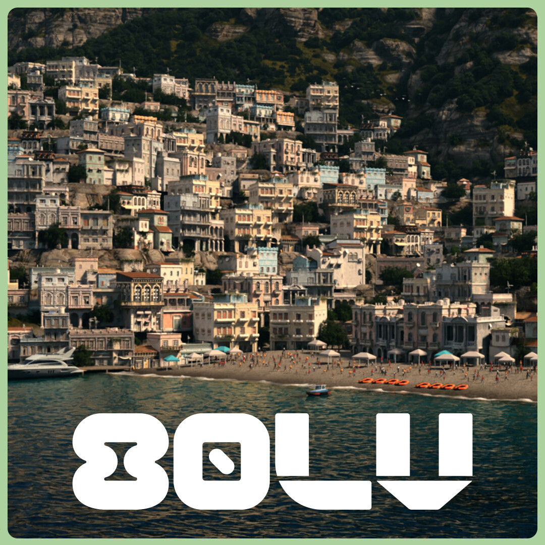 ArtStation - Full 3D Environment Amalfi Coast - 80LV Interview