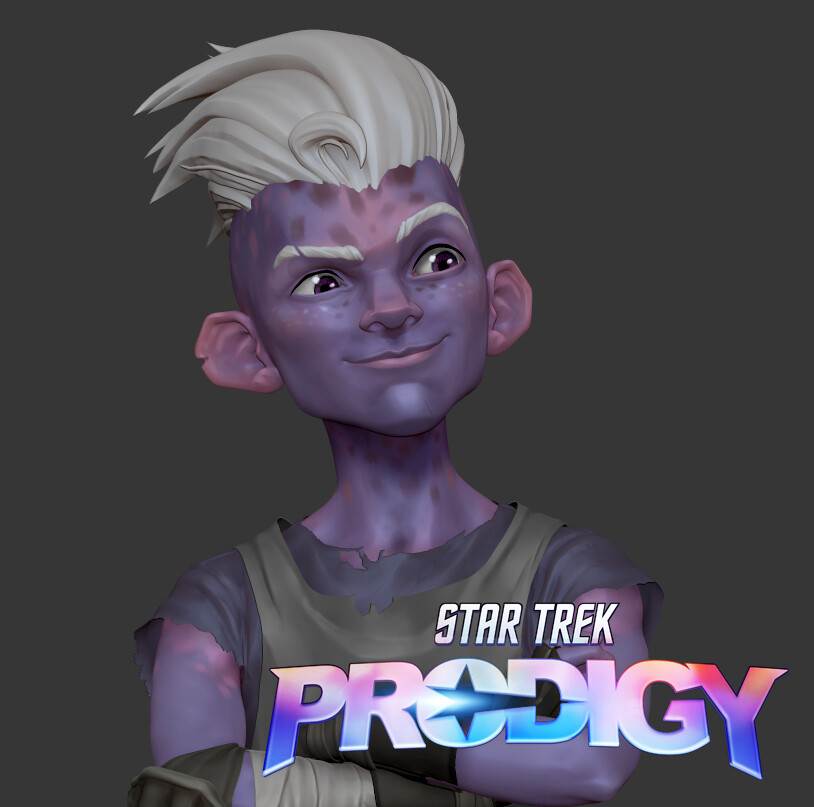 ArtStation - Star Trek Prodigy - characters Dal and Diviner 3D concept