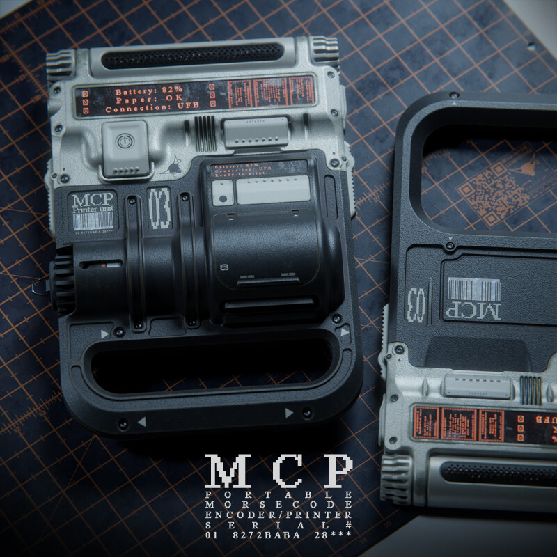 ArtStation - MCP - Portable Morse code Translator