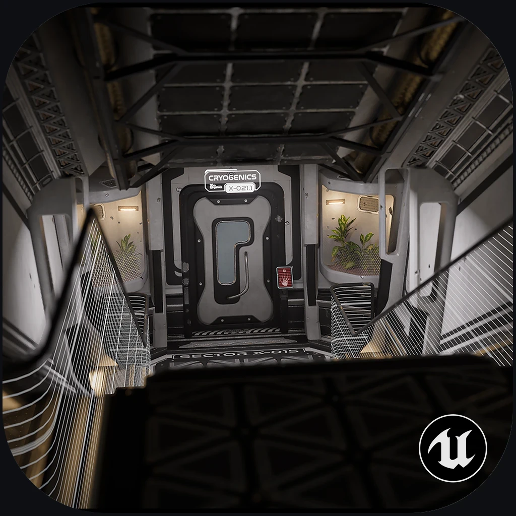 ArtStation - Sci-Fi Laboratory Game Environment