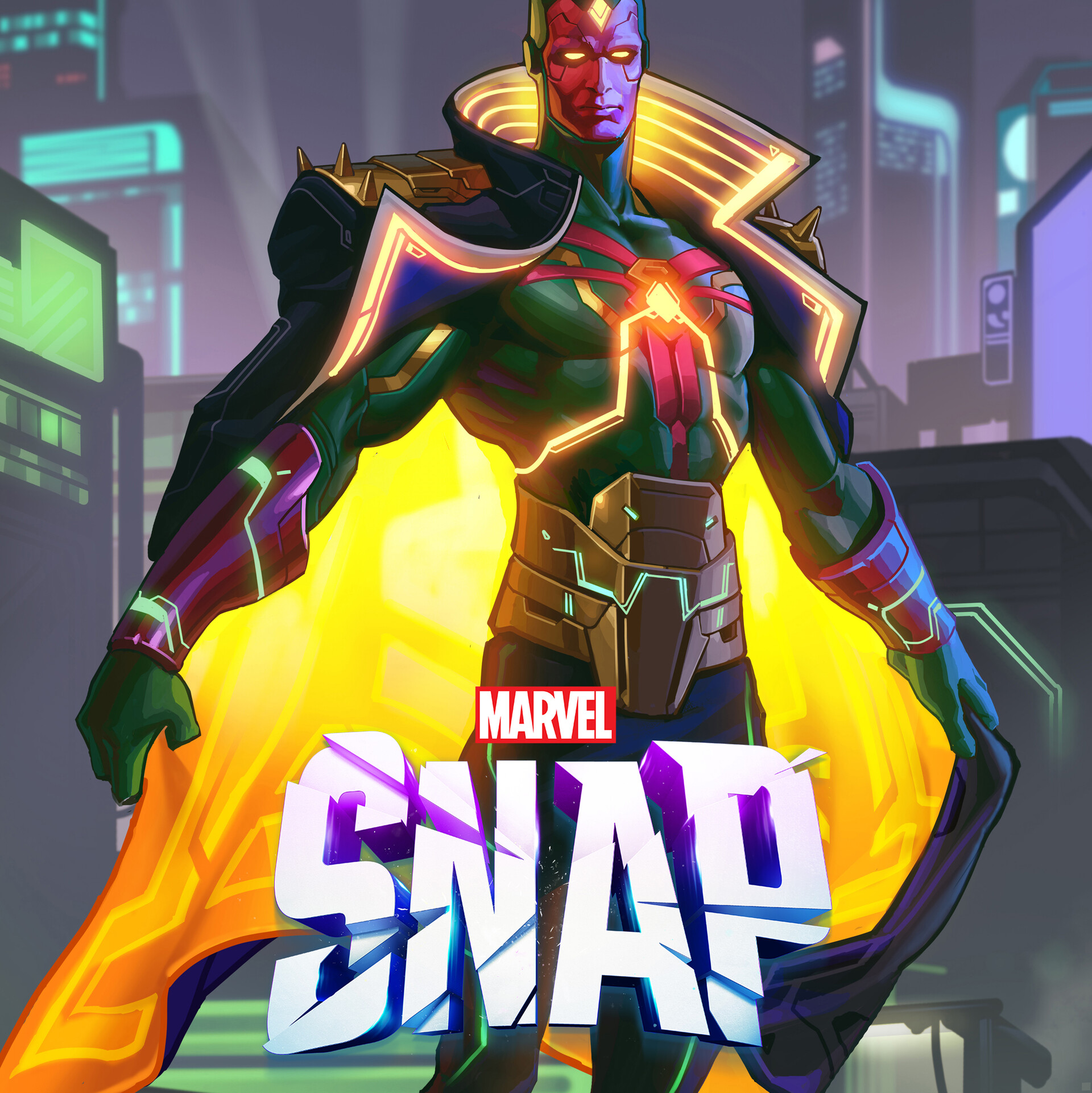 ArtStation - MARVEL SNAP CARD ART - VISION
