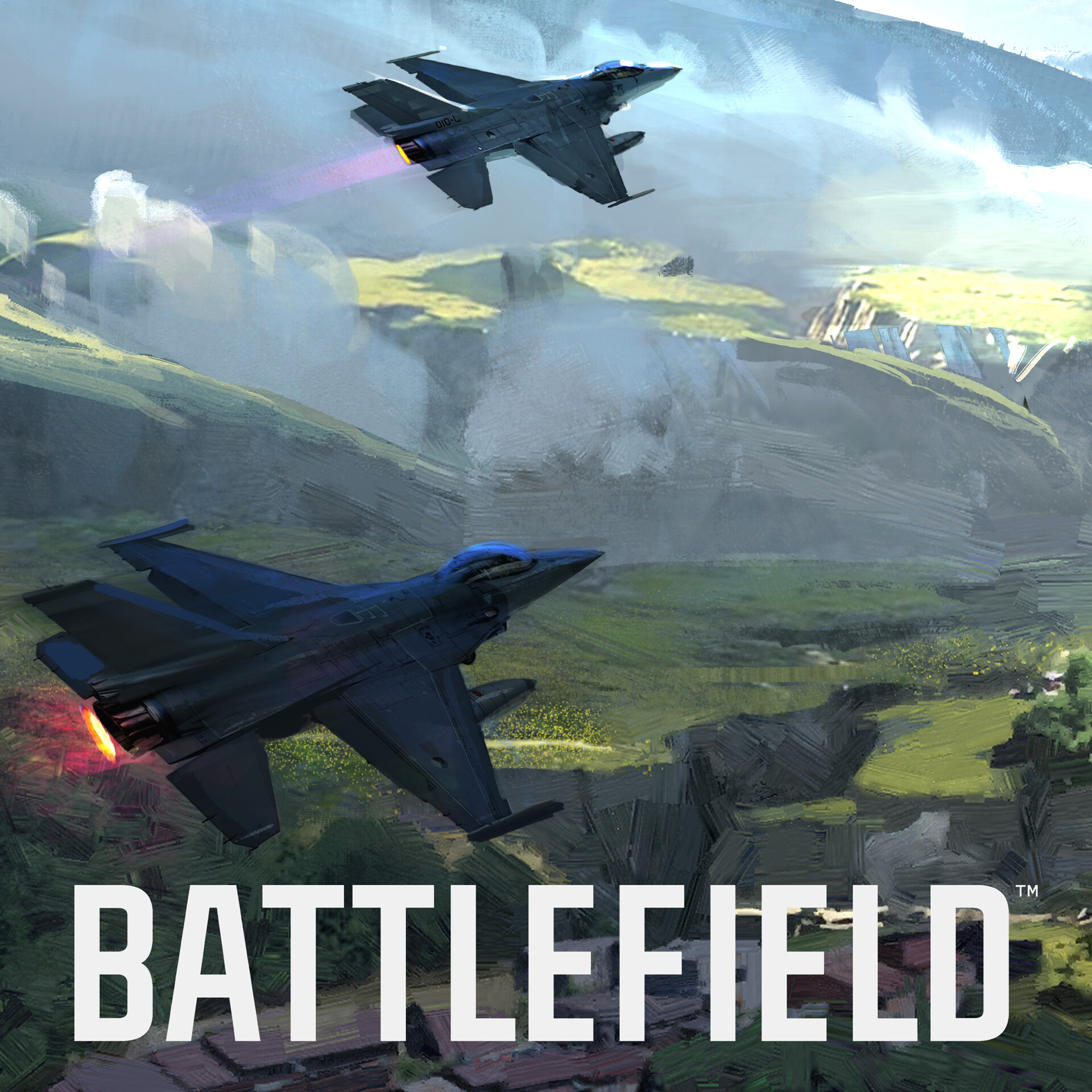 ArtStation - Battlefield - environment mood explorations.