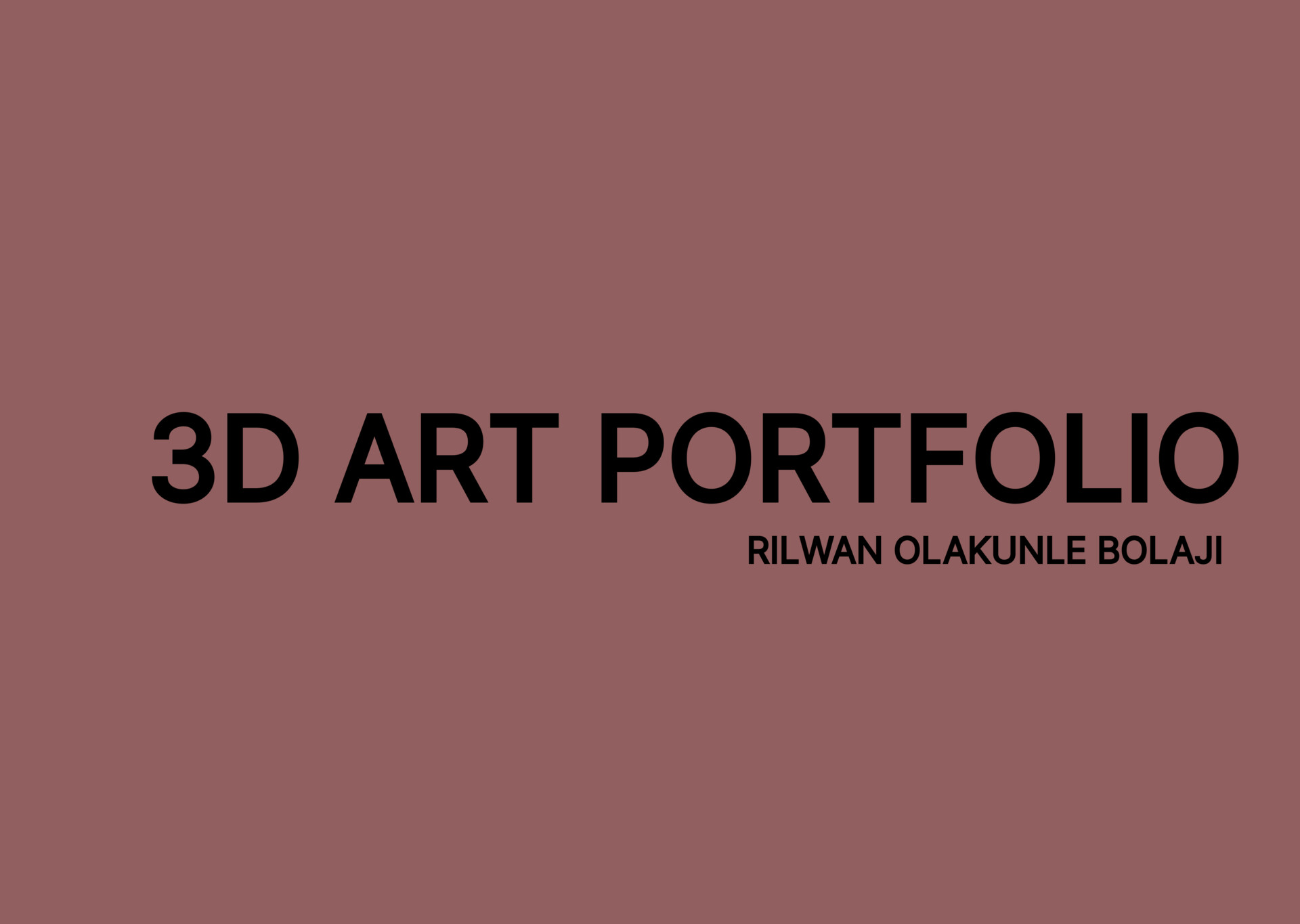 ArtStation - my protfolio