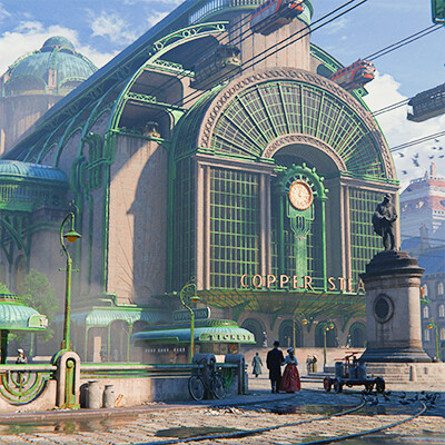 ArtStation - Copper Steam Terminal