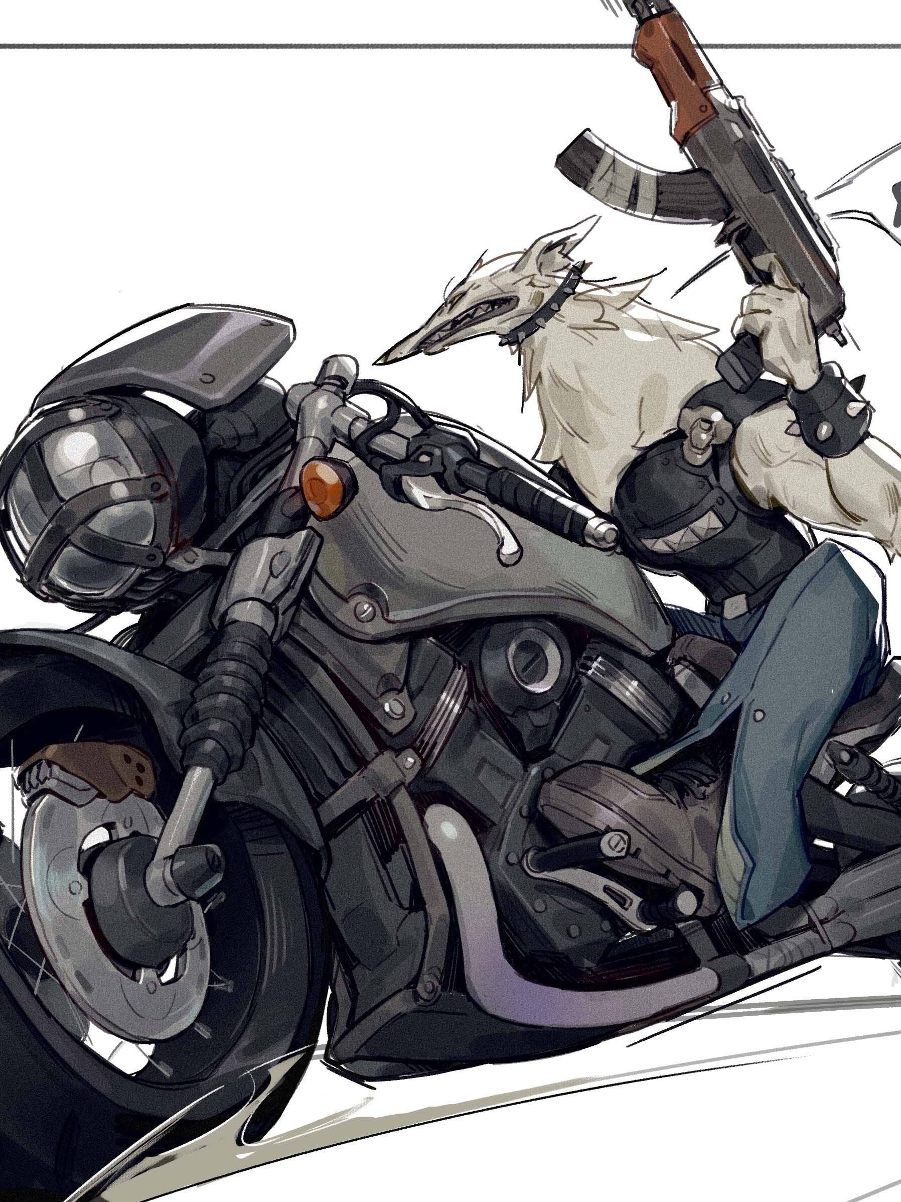 ArtStation - motor dog