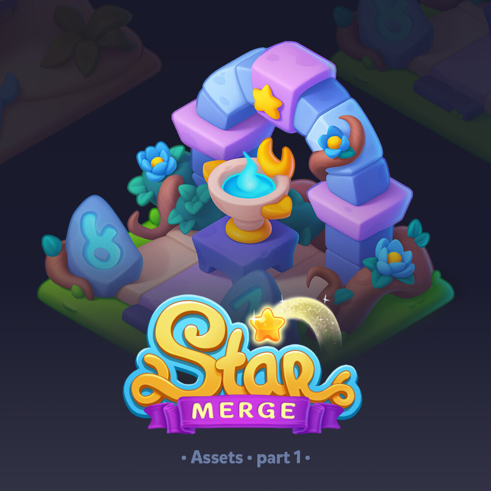 ArtStation - Star Merge game assets, part 1
