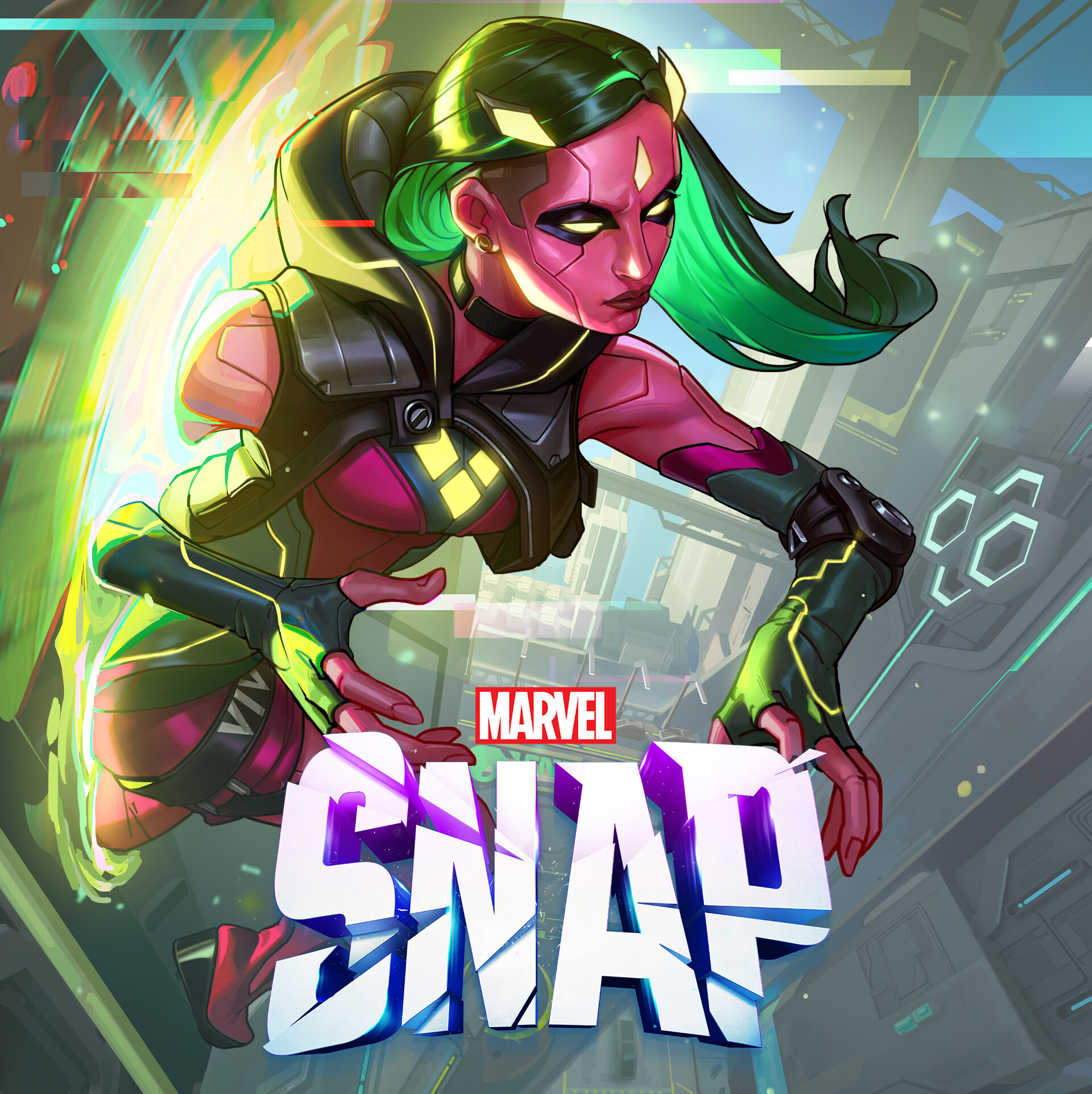 ArtStation - MARVEL SNAP CARD ART - VIV VISION