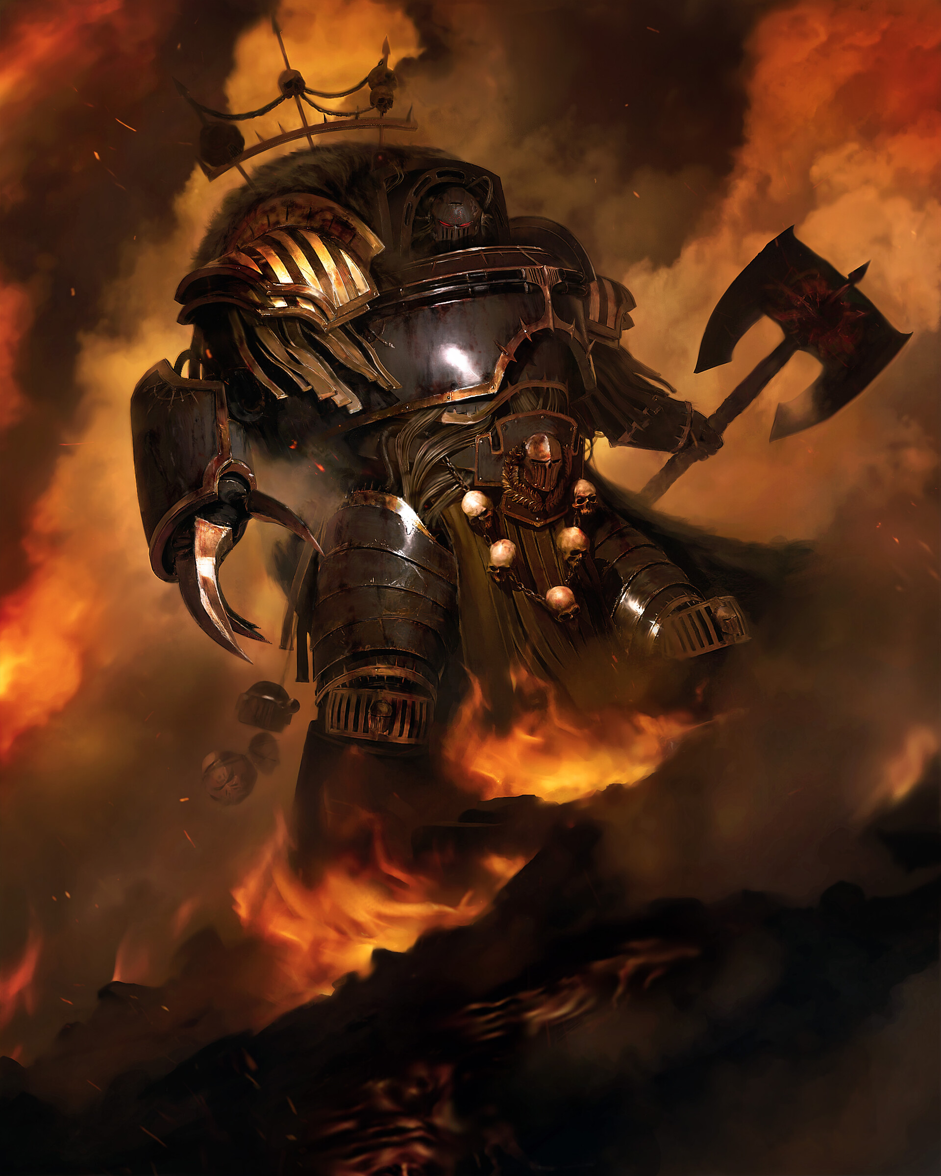 ArtStation - Warsmith Tharrax - Warhammer 40k Commission