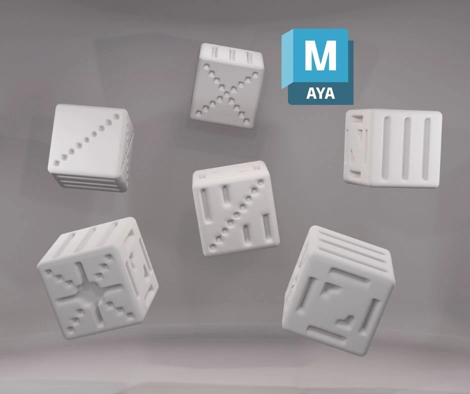 ArtStation - Maya 3D Complex Dice