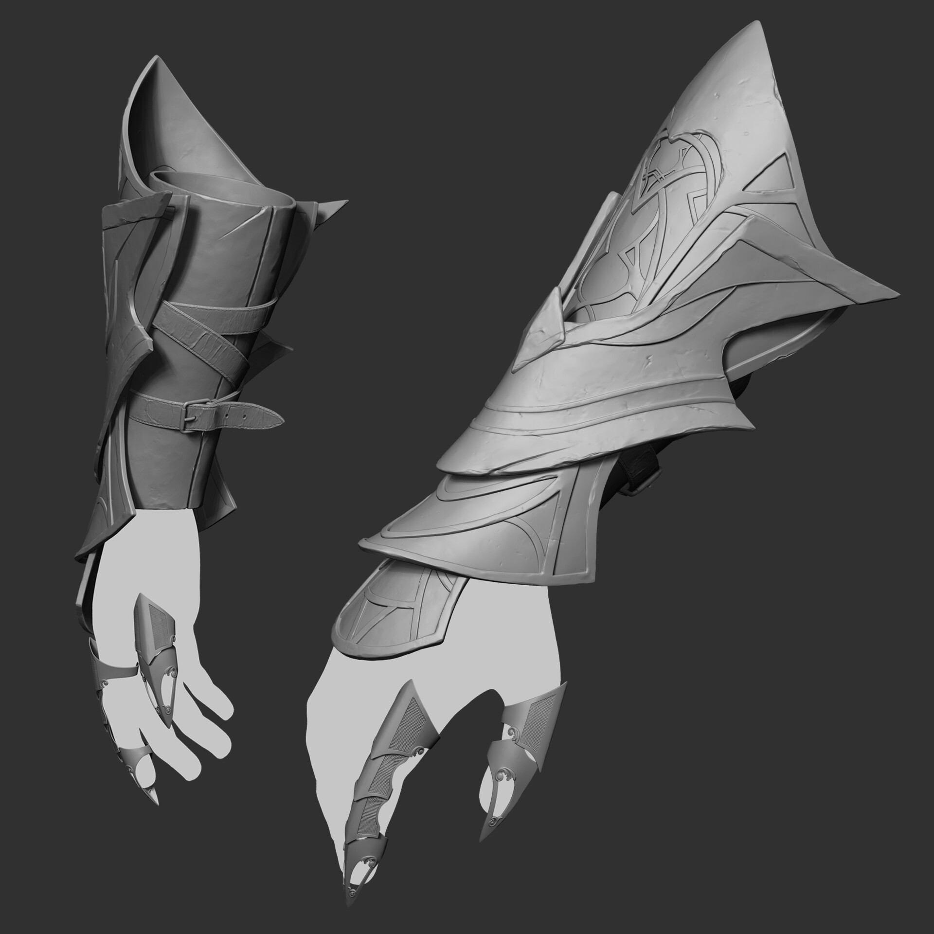 ArtStation - WIP Gauntlet | Valkyrie Project