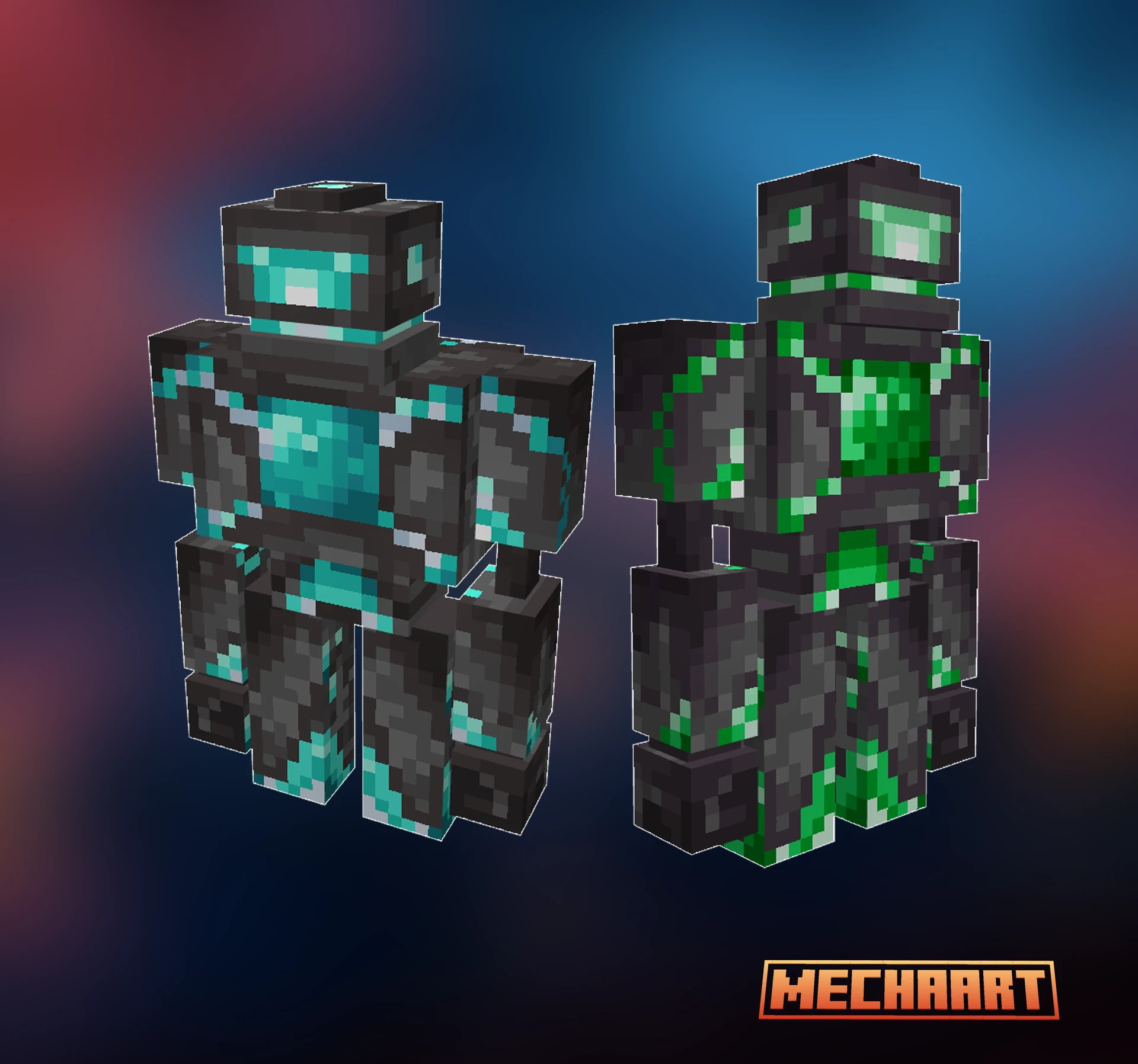 ArtStation - Minecraft Golem variant - 3D model