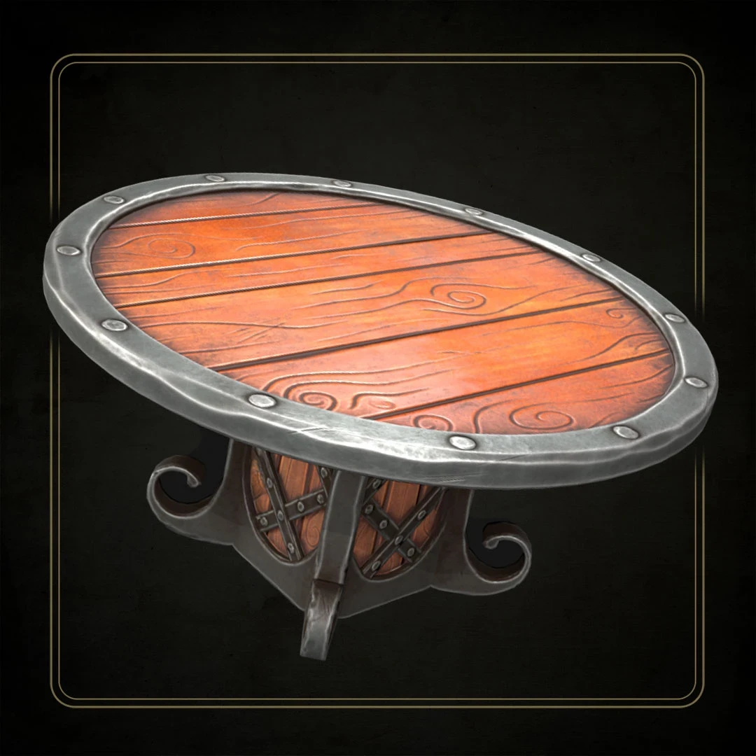 ArtStation - Stylized Medieval Round Table
