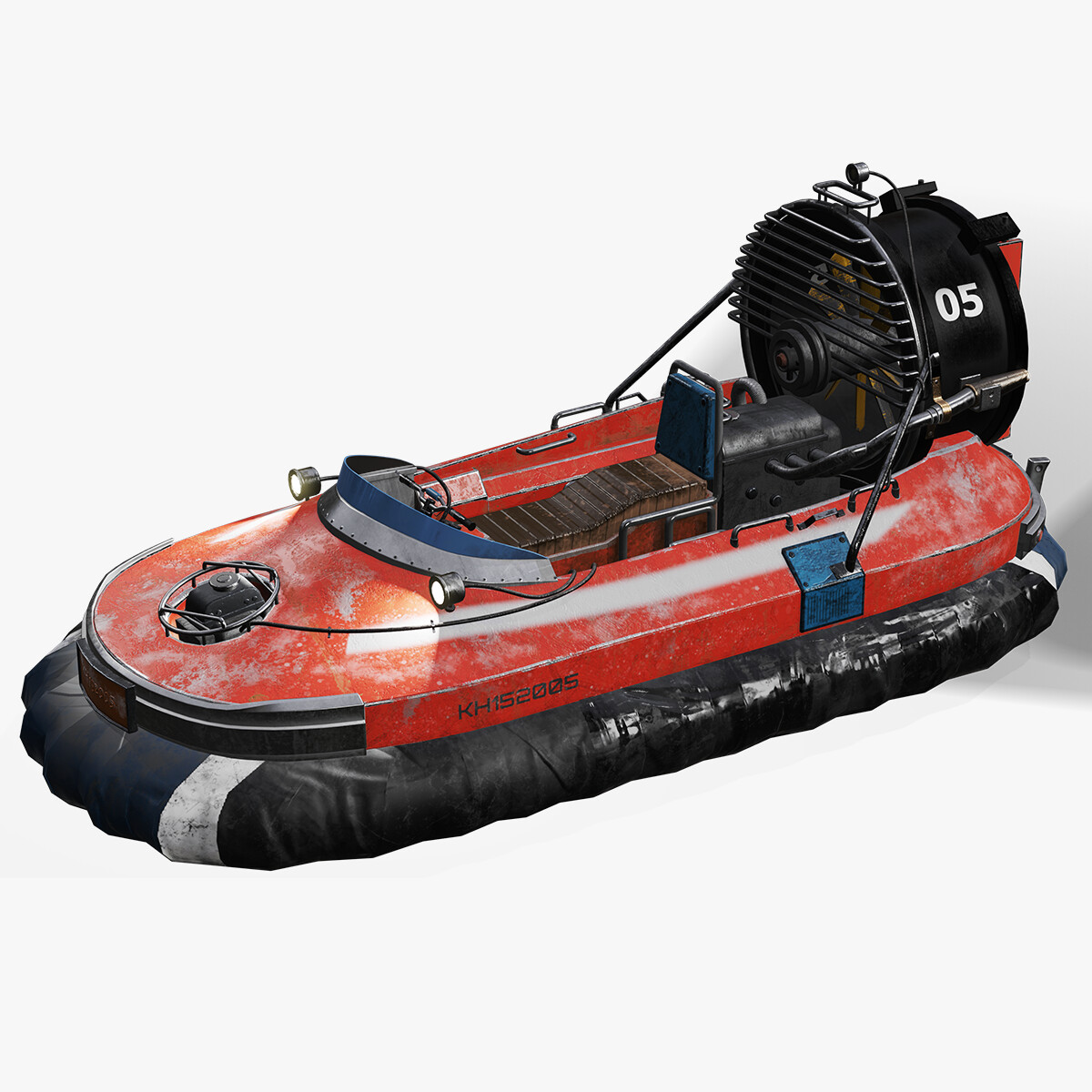 ArtStation - "Futuristic Hovercraft - 3D Model Portfolio"