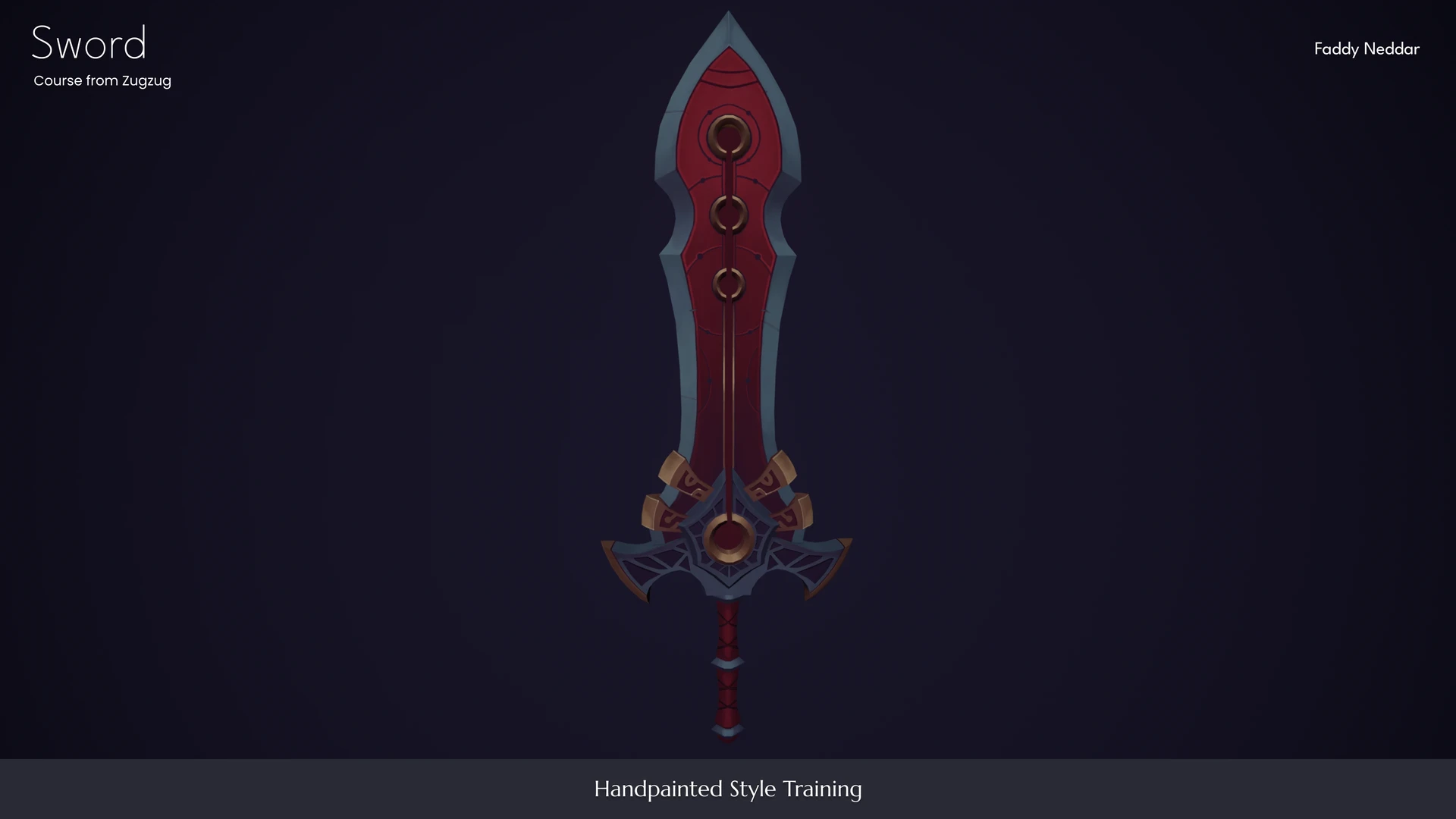 ArtStation - Hand-painted Sword