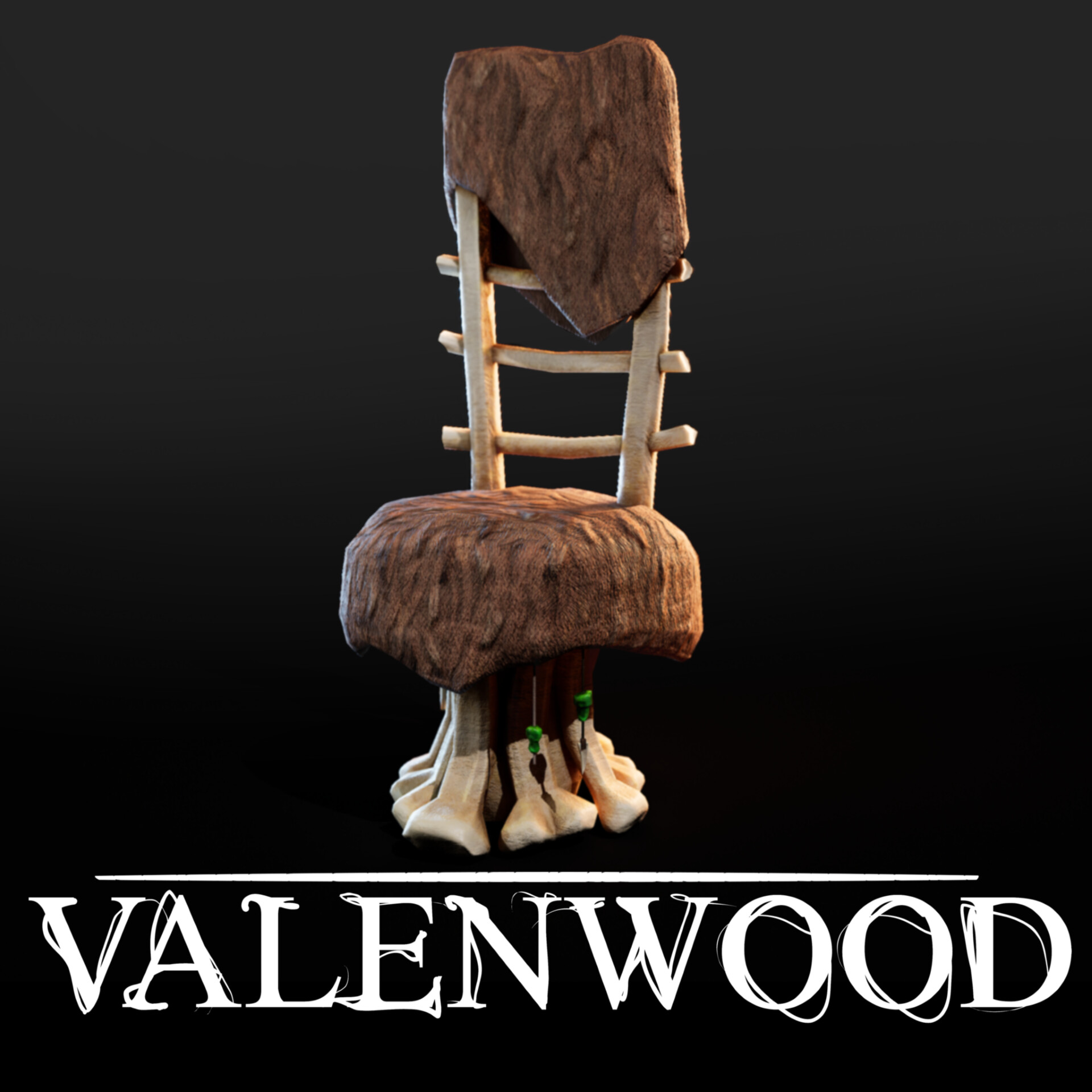 ArtStation - Bone Chair | Beyond Skyrim: Valenwood