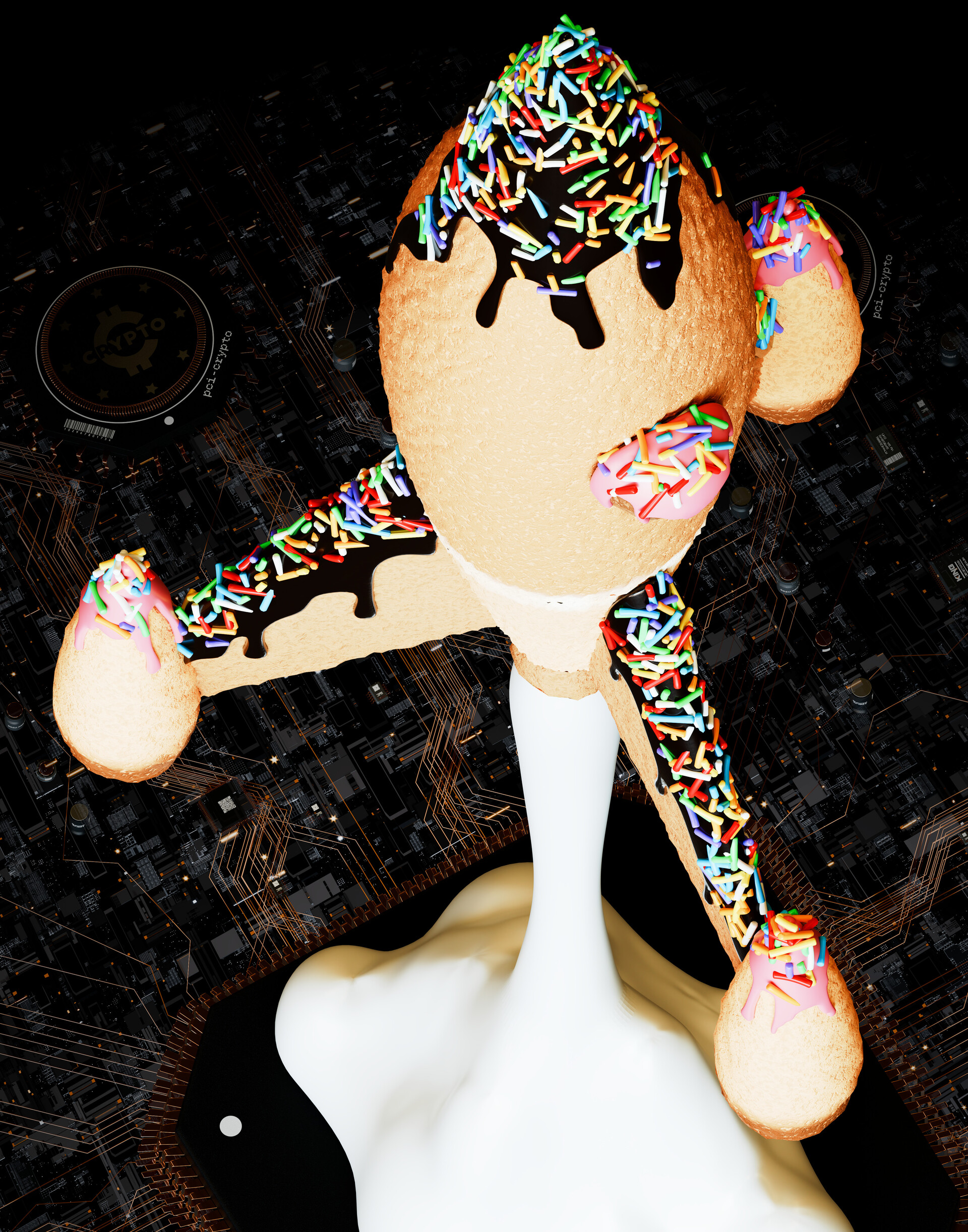 ArtStation - Rocket Donuts - NFT art