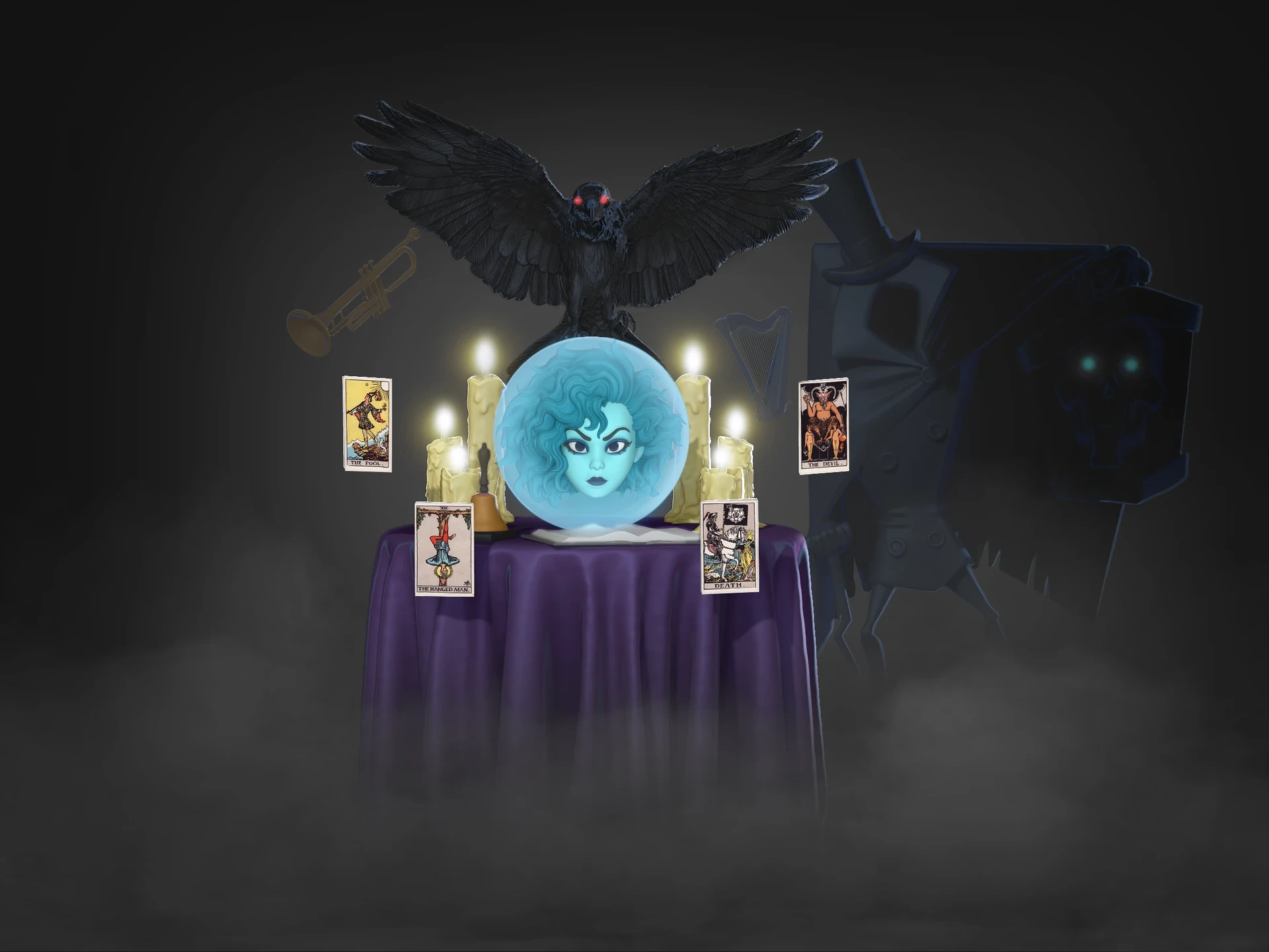 ArtStation - The Haunted Mansion - Madame Leota