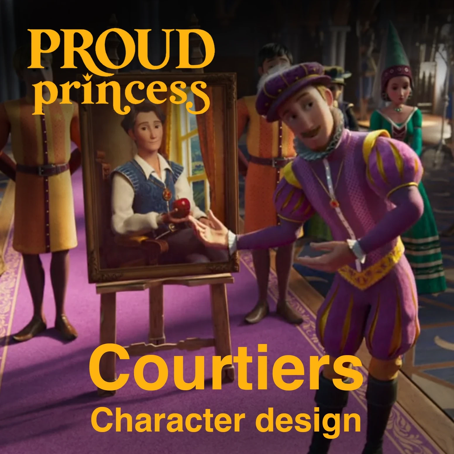 ArtStation - Courtiers Character design - The Proud Princess