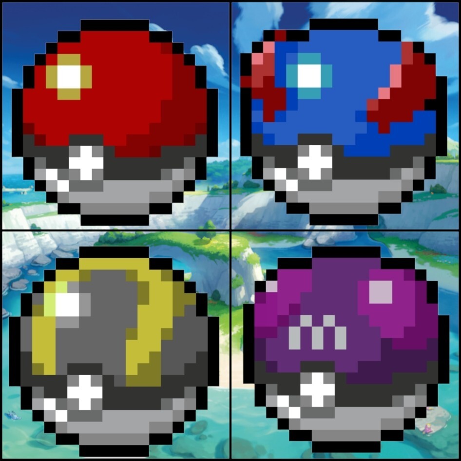 ArtStation - Poké Balls Sprite Sheet