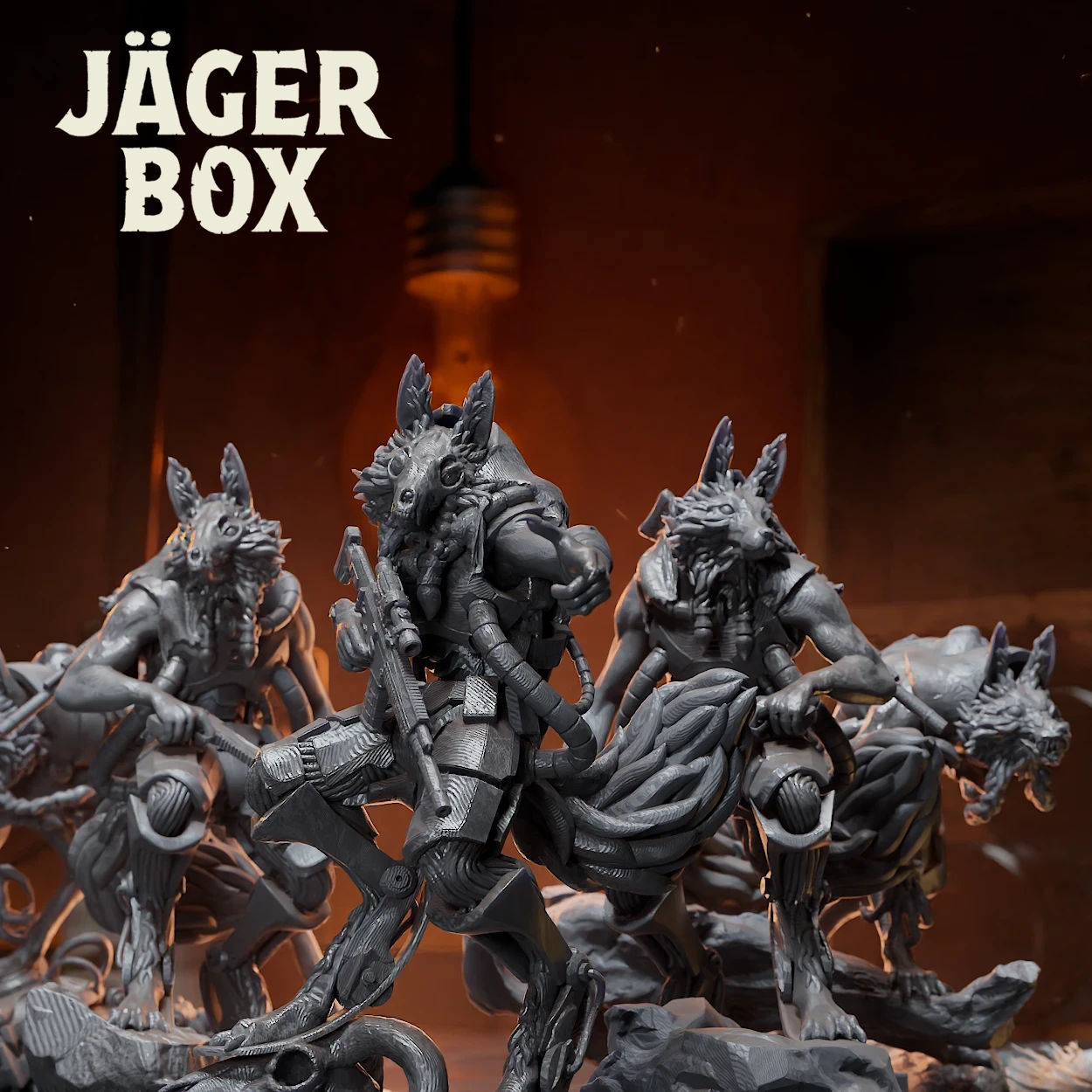 ArtStation - Jäger Box - Jäger krieger Astronaut warrior fox