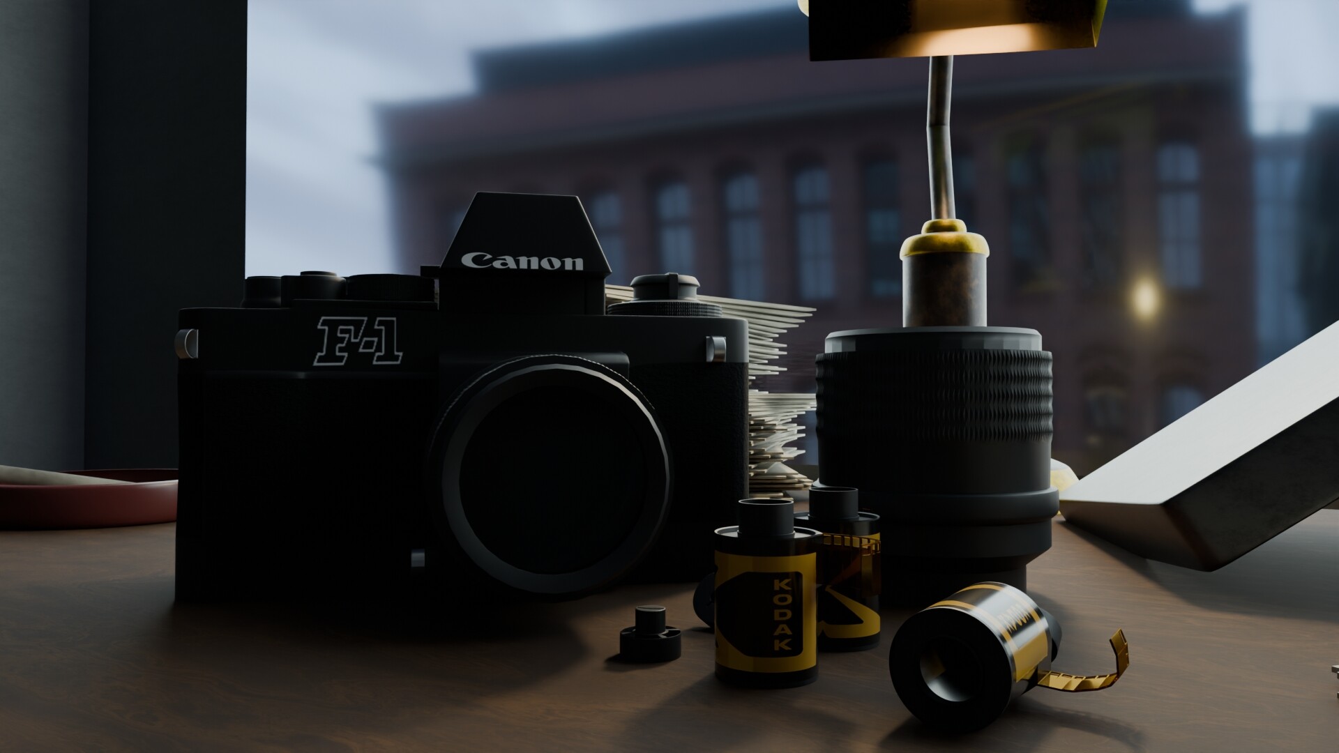 ArtStation - Canon F-1 Camera