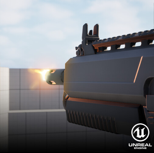 ArtStation - Assault Rifle: Muzzle Flash