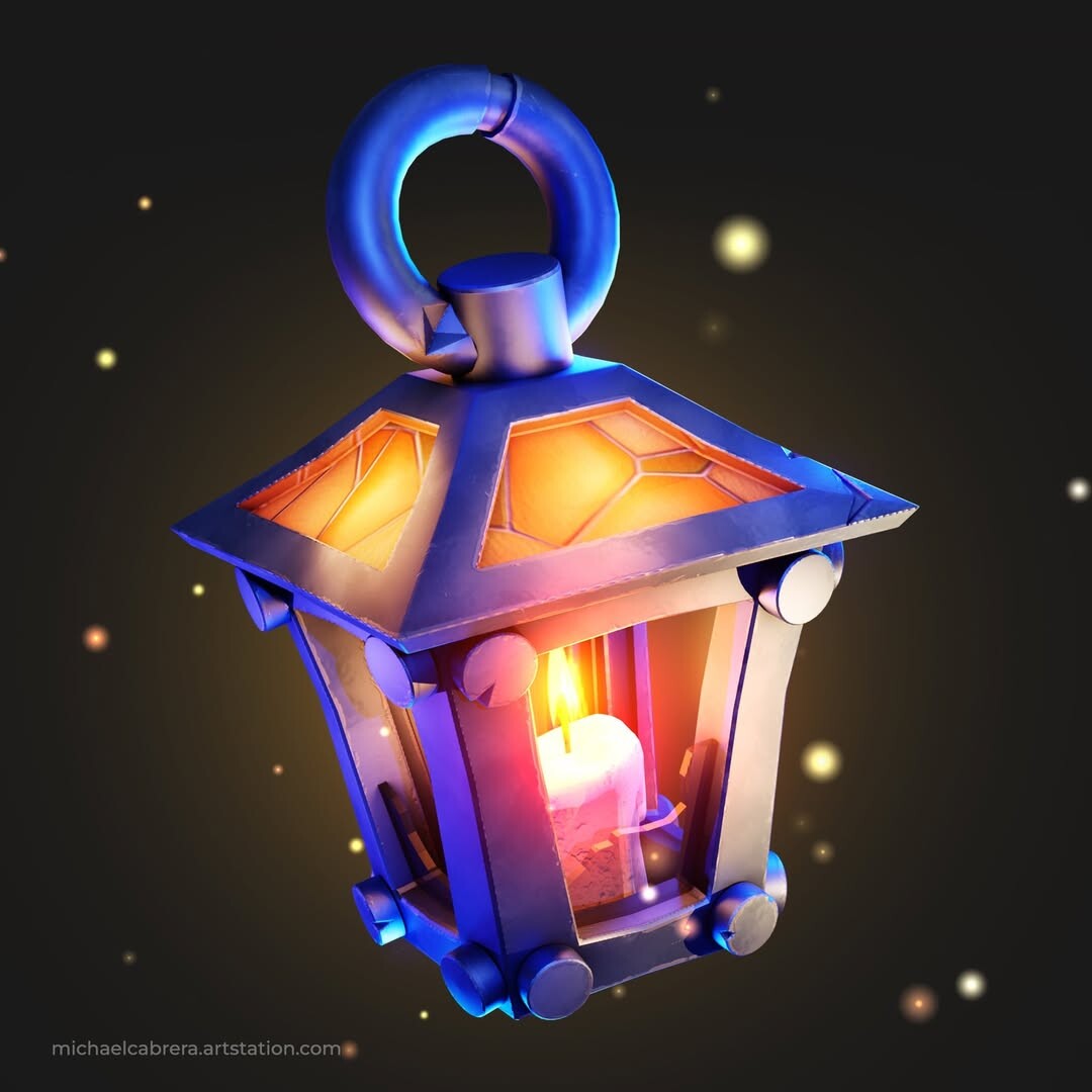 ArtStation - Stylized Lantern