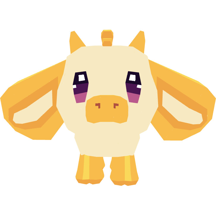 ArtStation - Yellow Chibi Cow