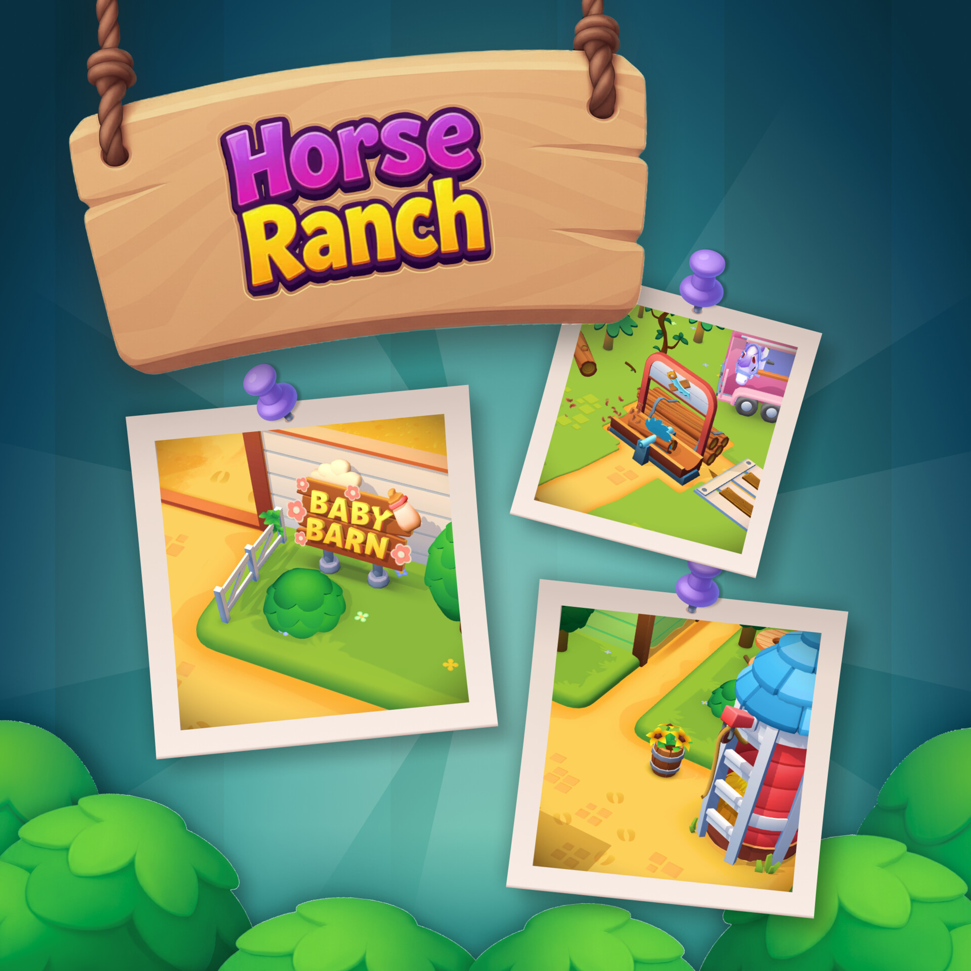 ArtStation - Level design: Horse Ranch – Mobile