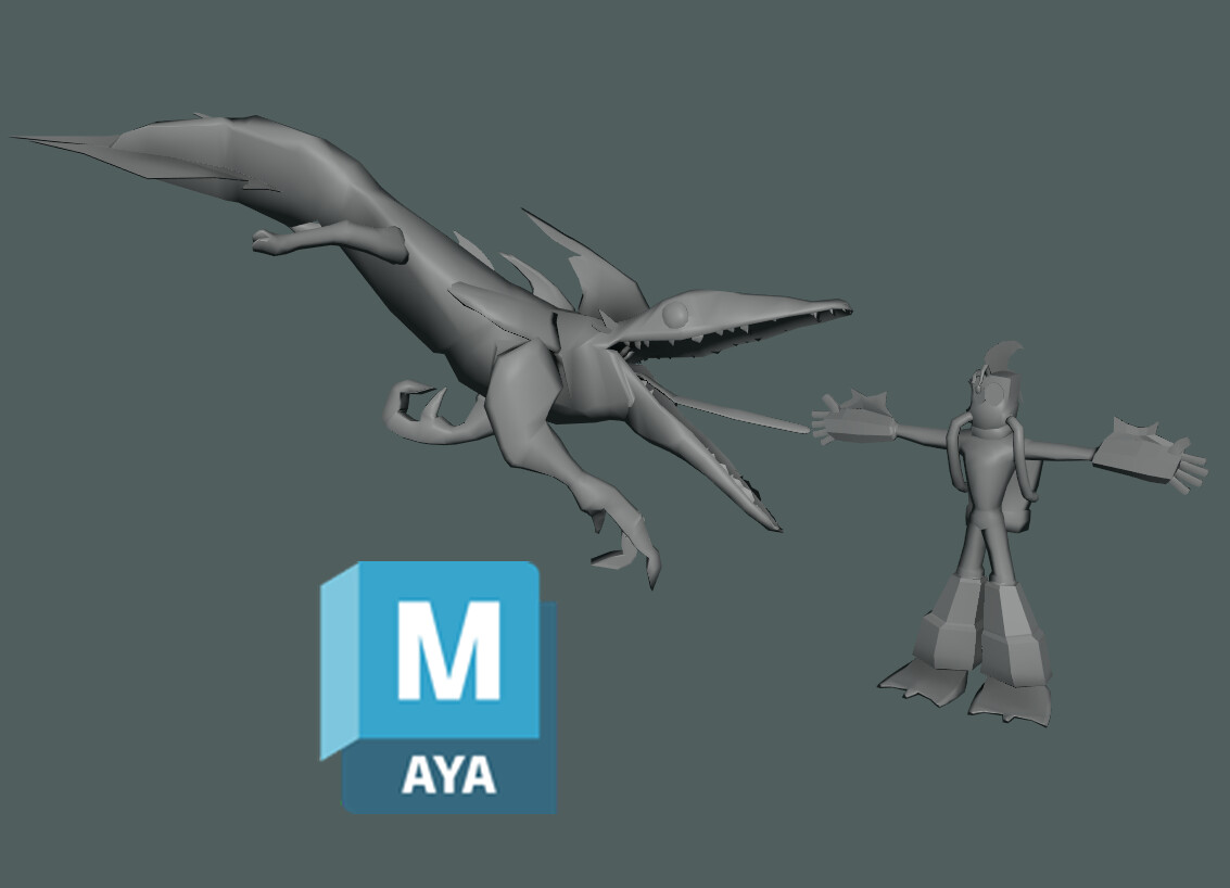 ArtStation - Models, Rigs & Animations for Saturated Deep