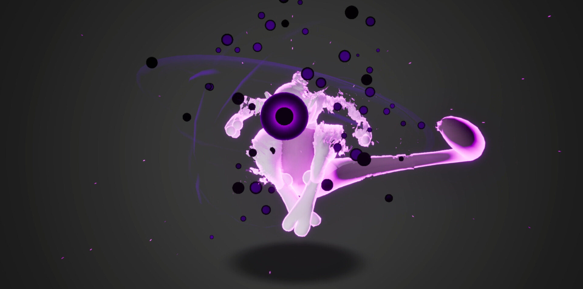 ArtStation - MEWTWO-SHADOW BALL ATTACK VFX