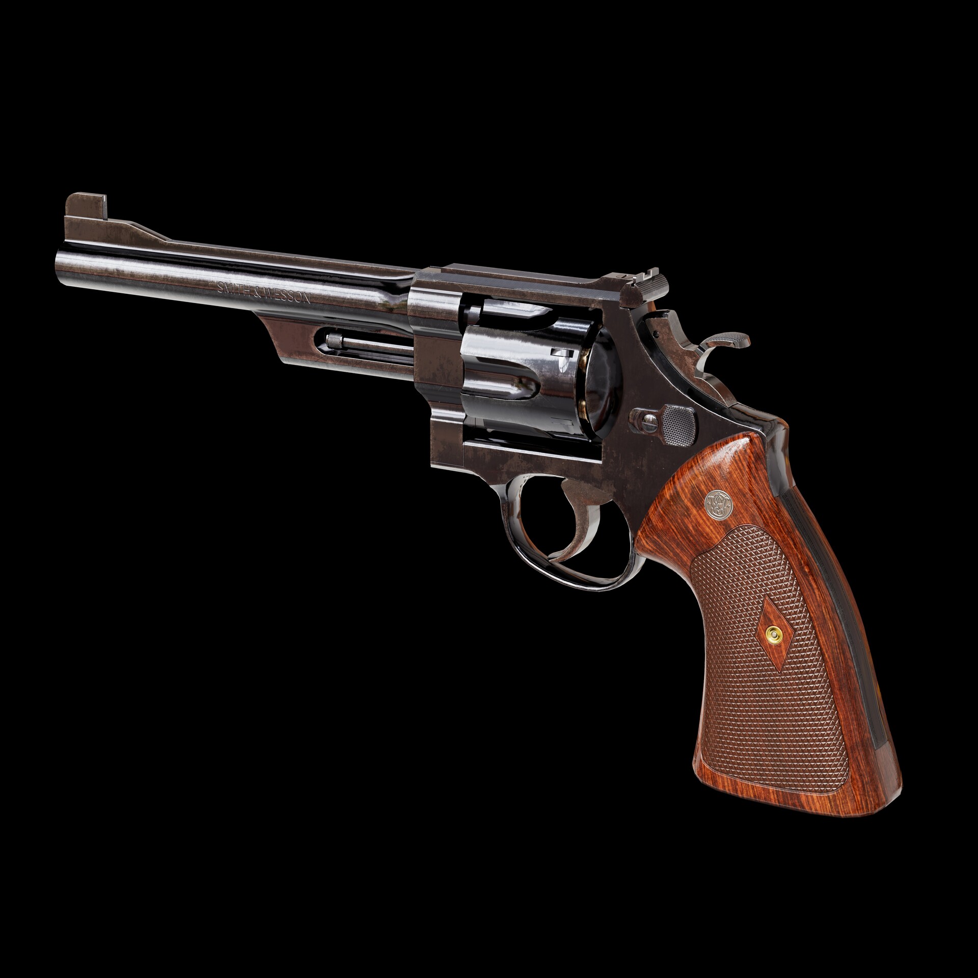 ArtStation - Smith and Wesson Model 24 Revolver