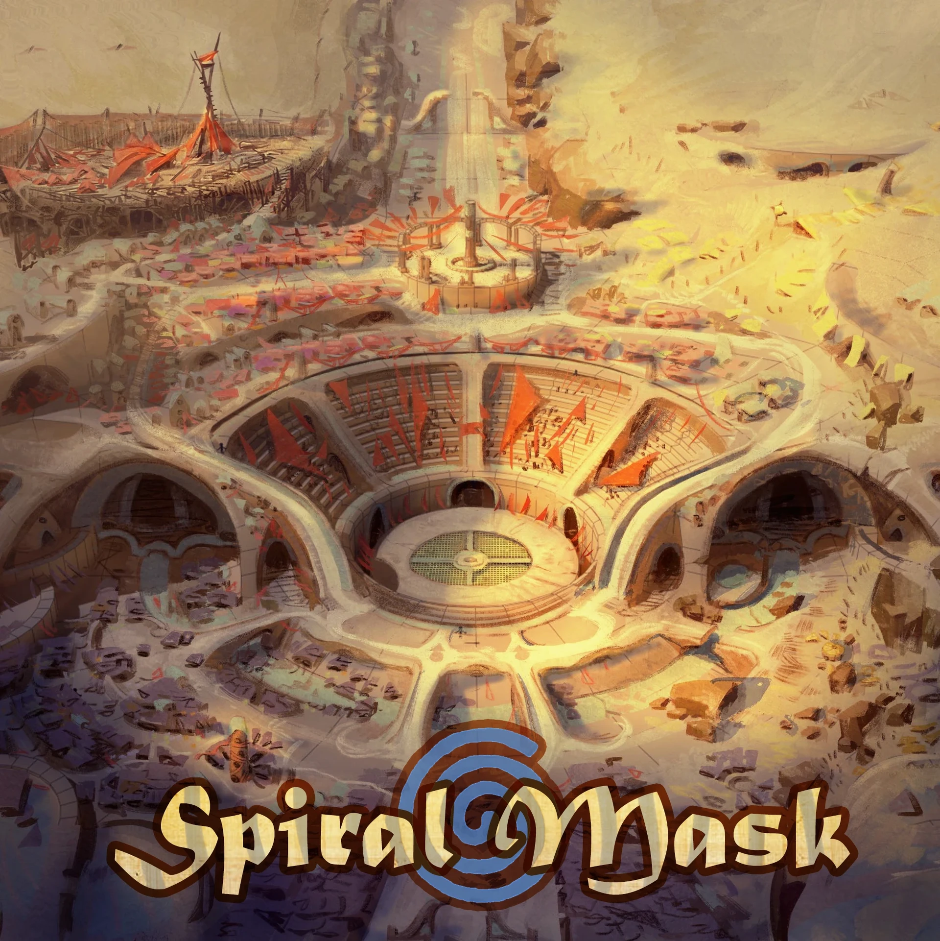 ArtStation - SPIRAL MASK Environment Concept Art