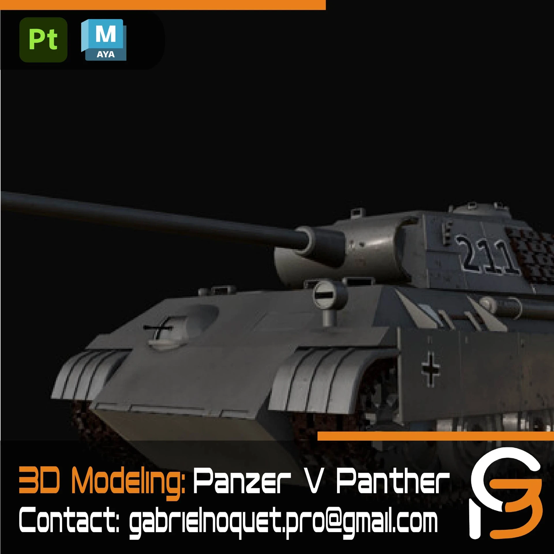 ArtStation - (W.I.P) Panzerkampfwagen V AusF.G "Panther"